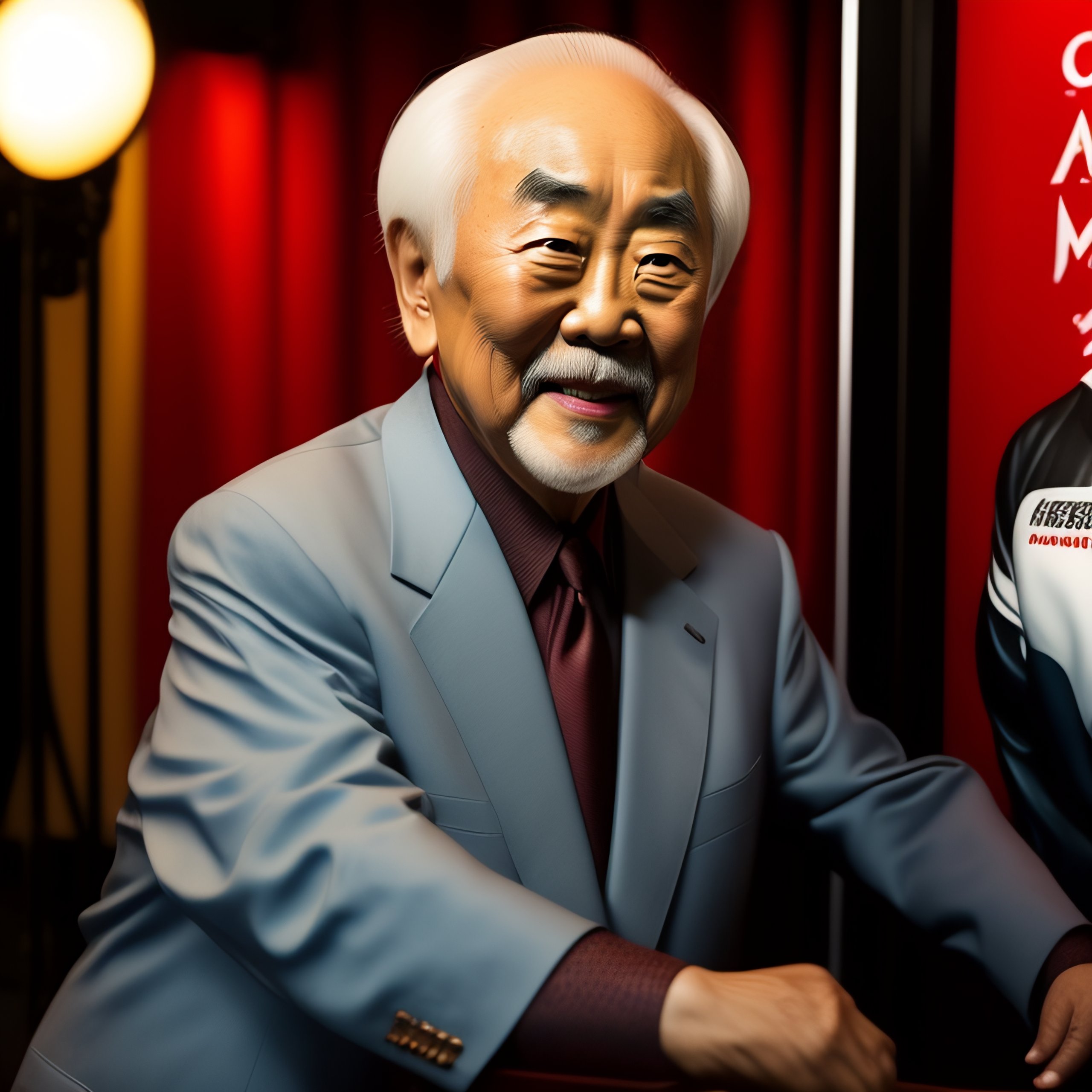 Lexica - Mr. miyagi actor pat morita, Madame Tussaud's wax museum