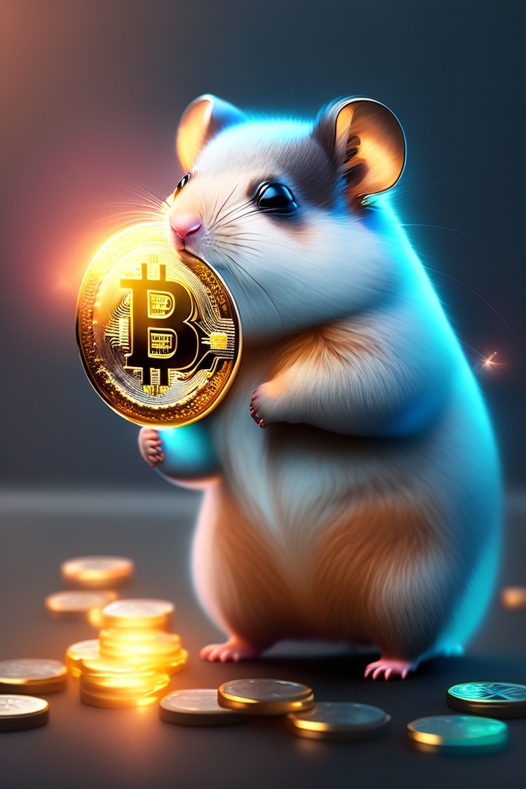 Lexica - Serious hamster holding bitcoin coin in paws, 2077 ...