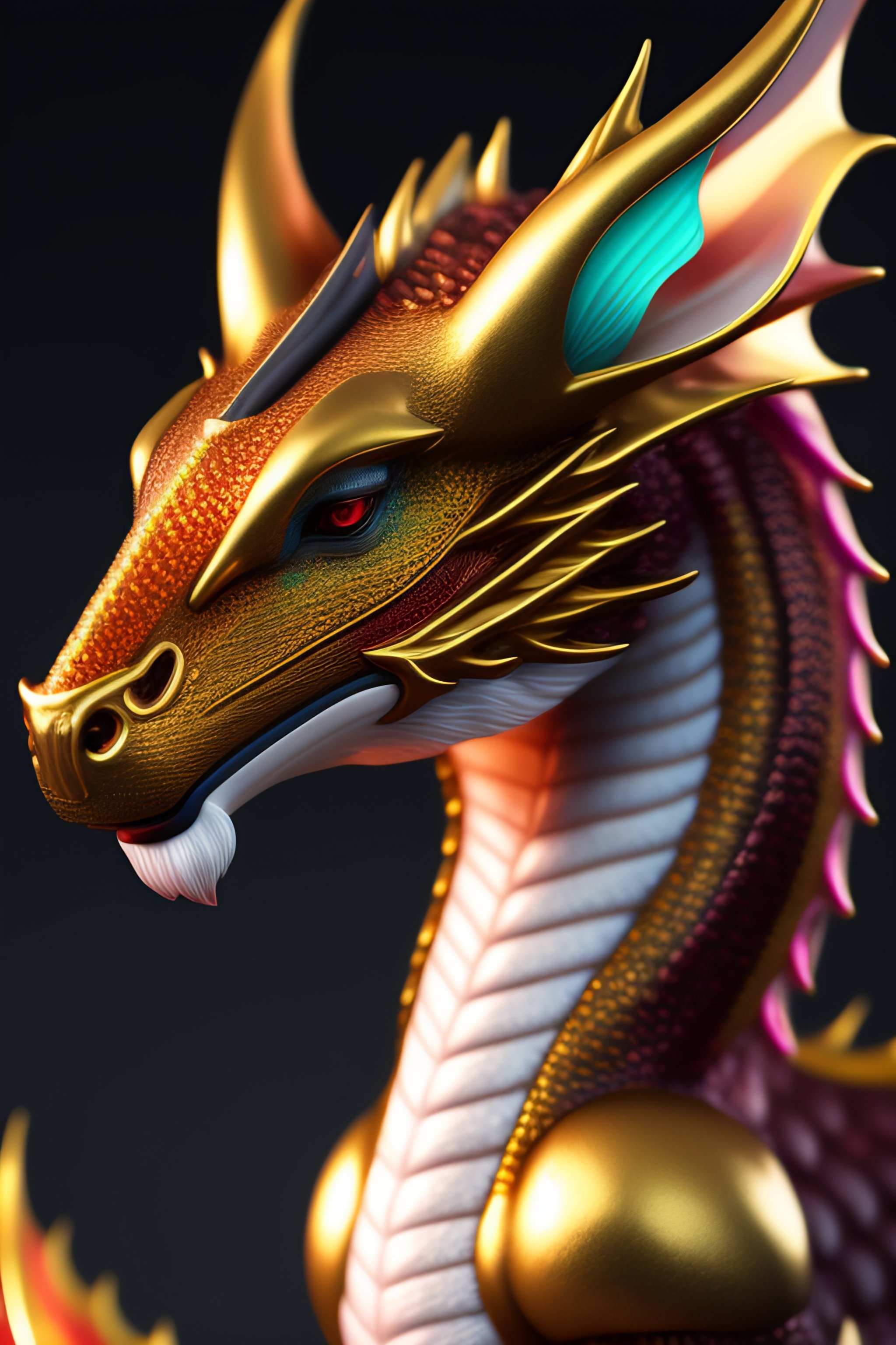 Lexica - Cute handsome regal dragon by Jordan Nelson and Mingchen Shen ...