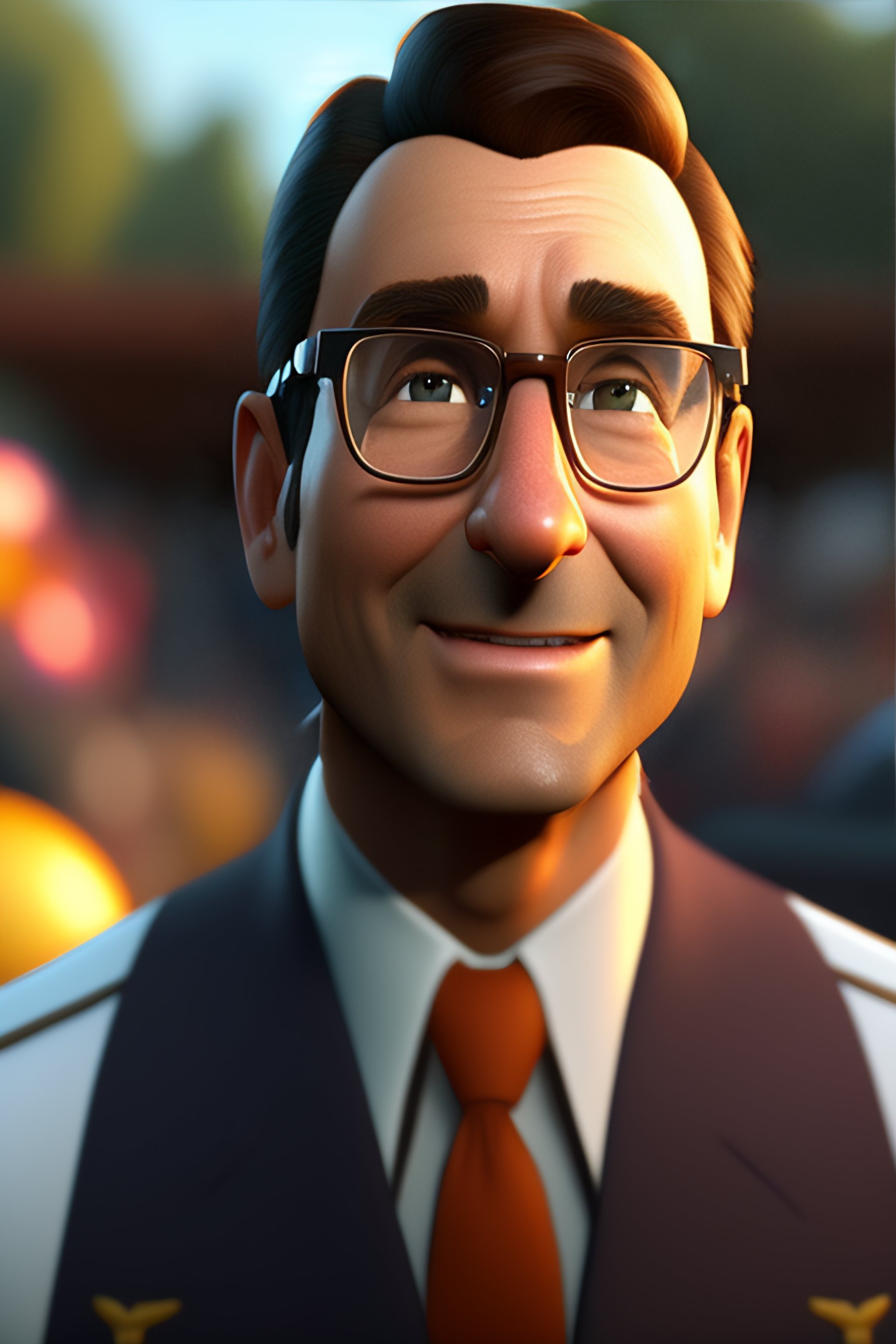 Lexica - Jon oliver as a pixar disney character from up 2 0 0 9 unreal ...