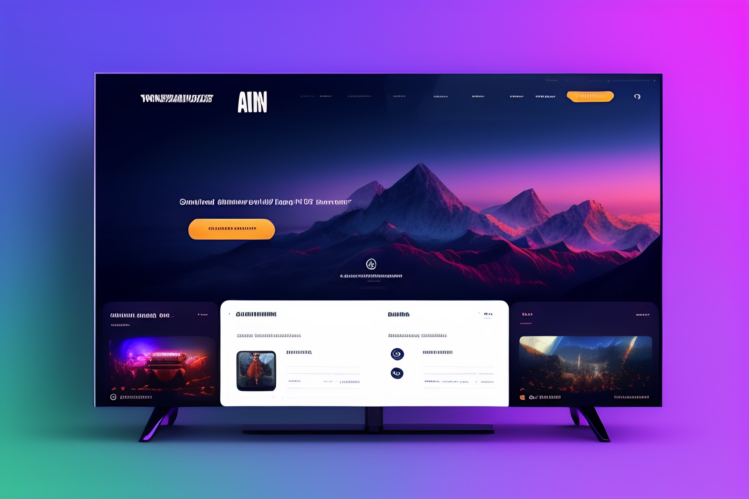 Lexica - Website UI/UX for a video streaming service, twitch like functionality, cybersports ...