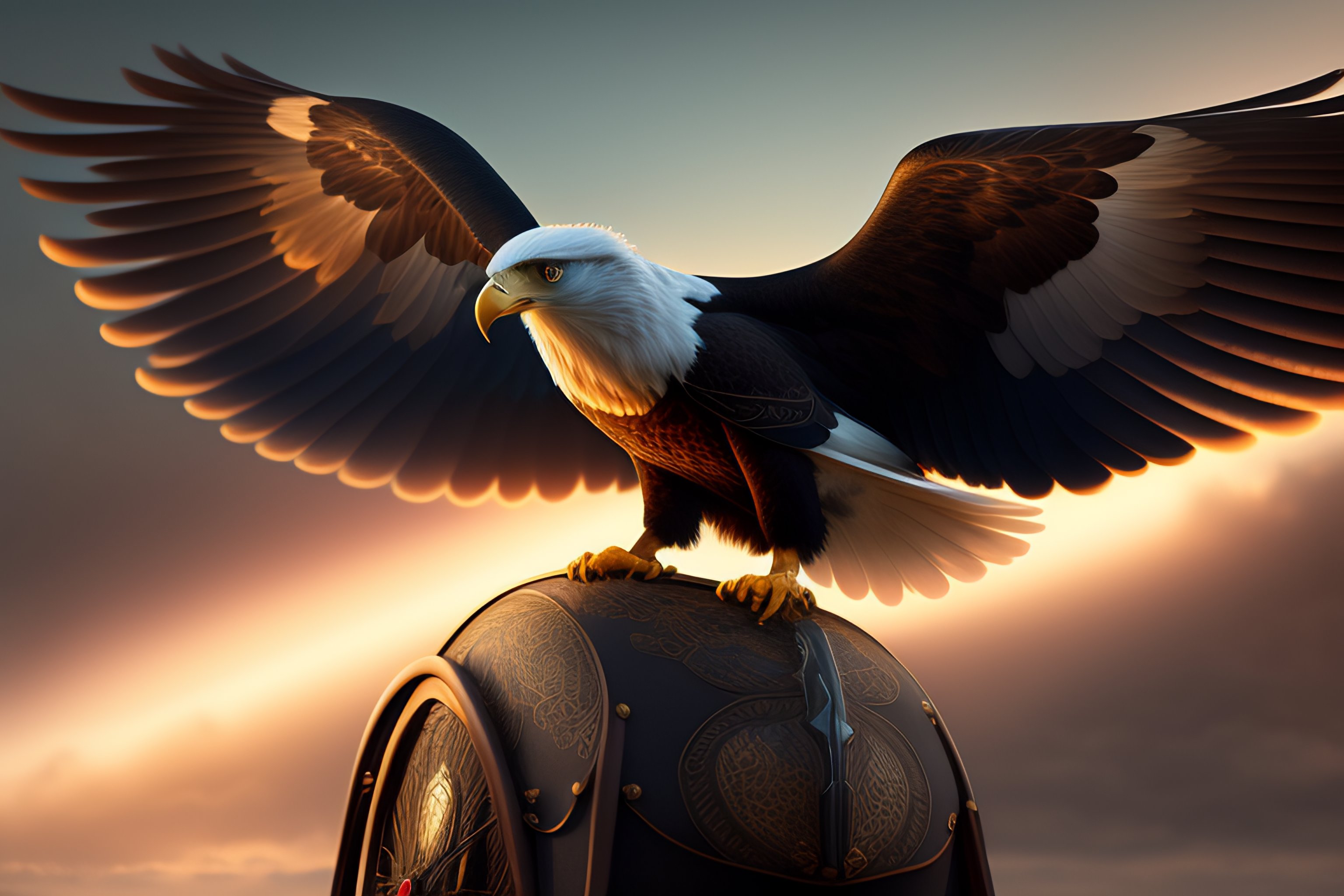 Lexica - An Eagle riding a bicycle, studio lighting, quality ...