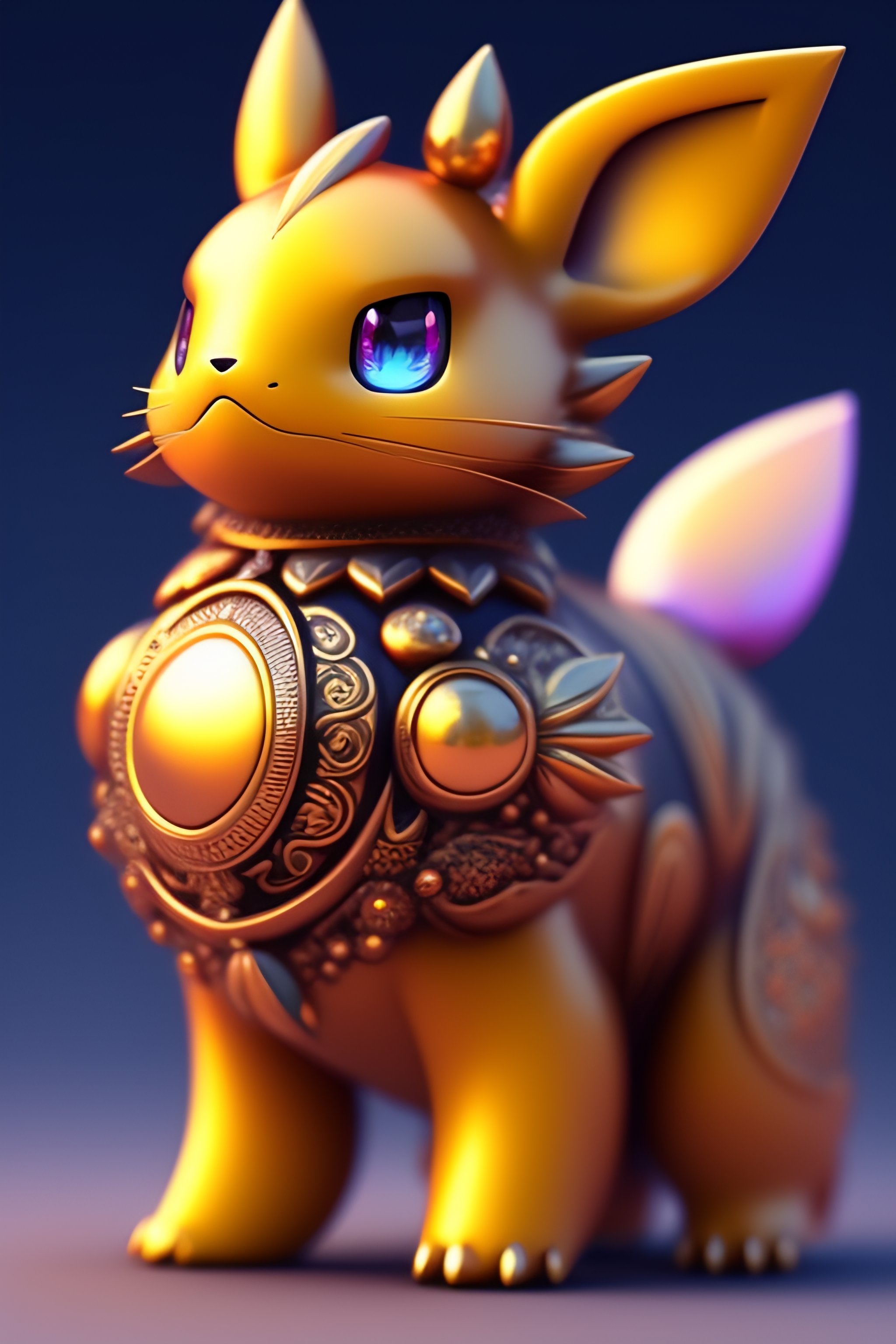 Lexica - A cute psychic type pokemon:: by beeple and James Gilleard and ...