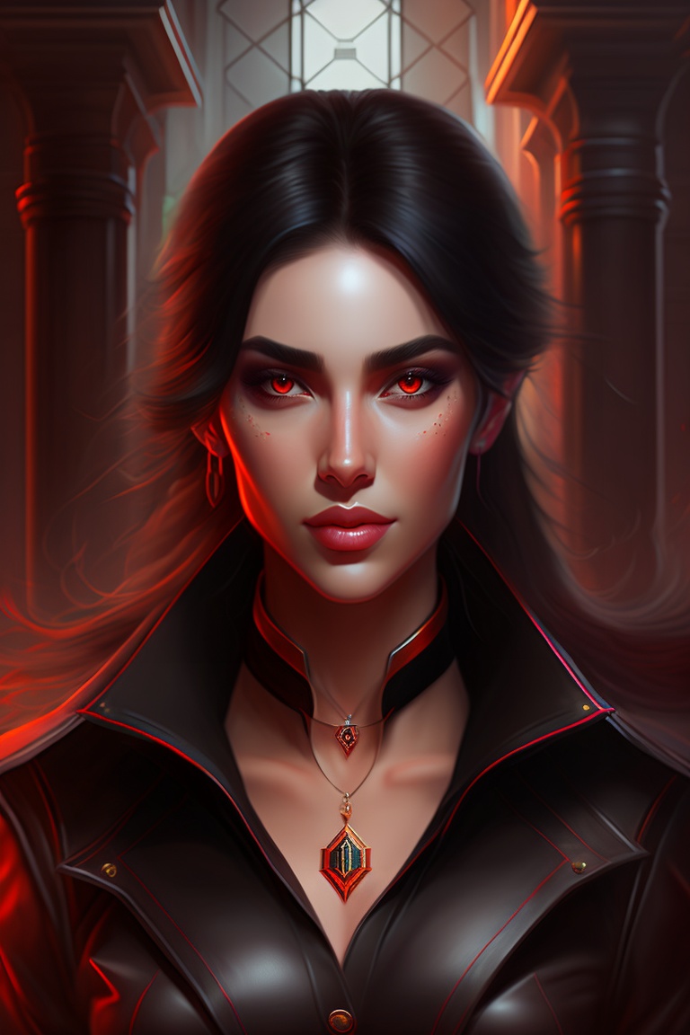 Lexica - Digital painting fantasy realistic, bloodhunt, symmetrical ...
