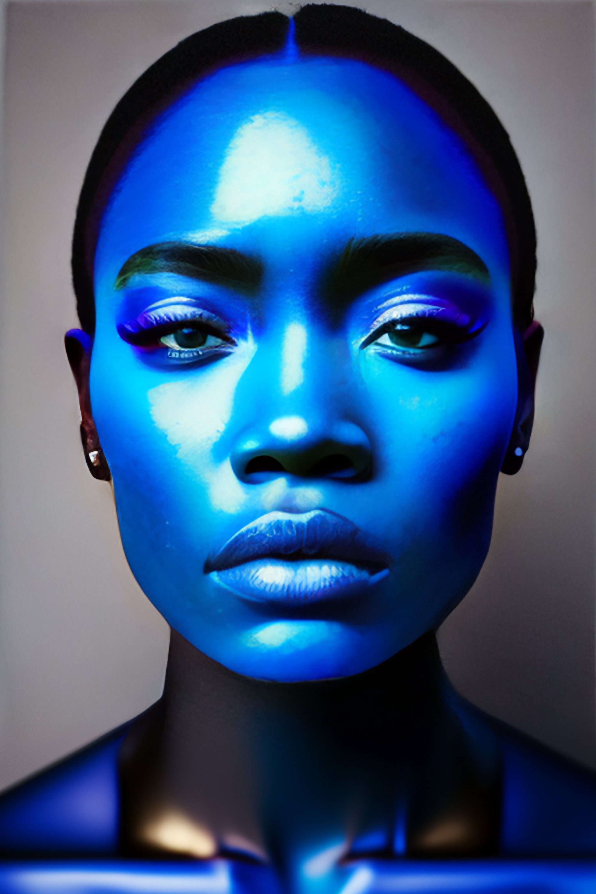 Lexica - Blue skin people