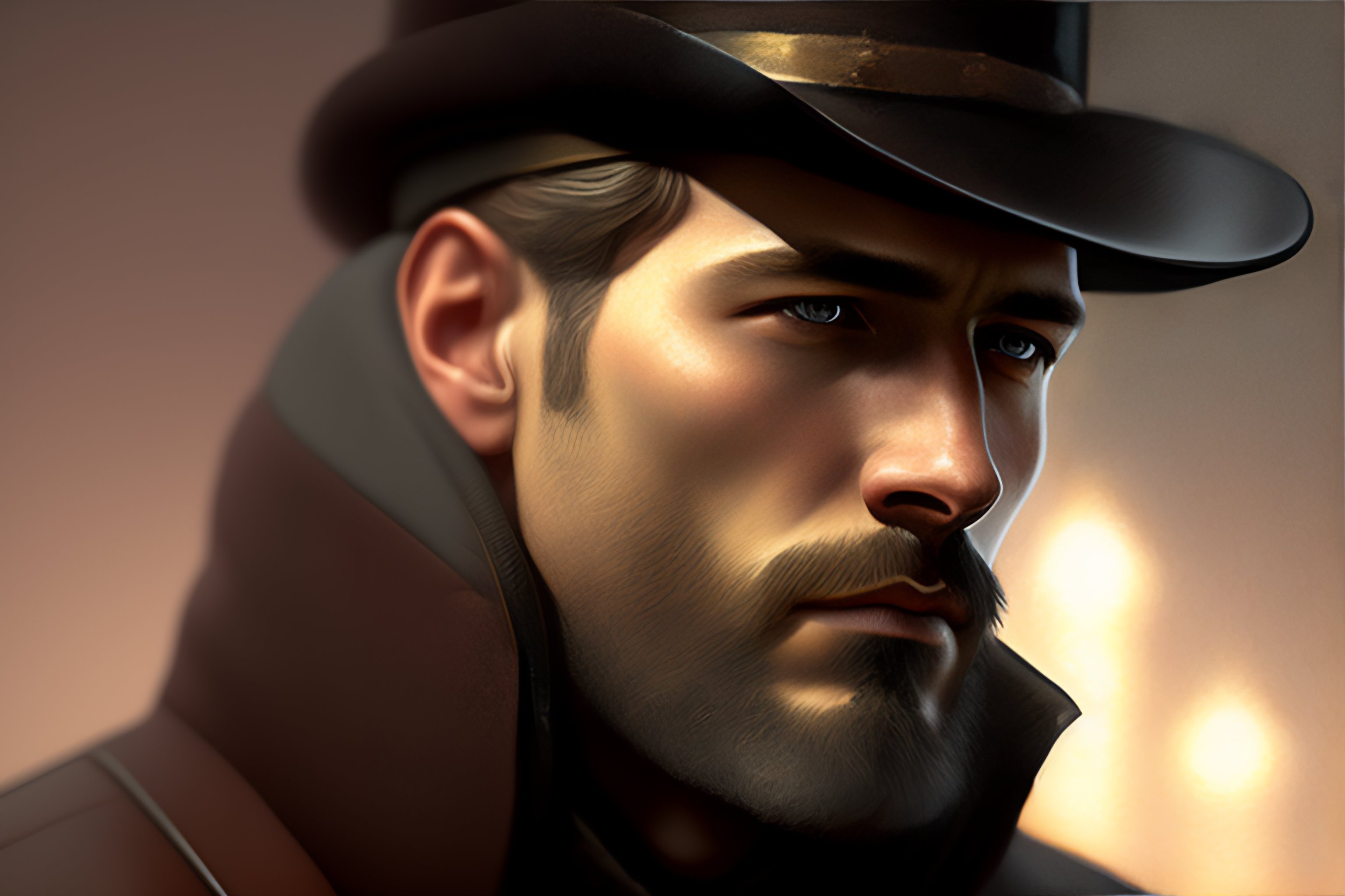 Lexica - Portrait of man sad, render, rembrandt, cgsociety, artstation ...