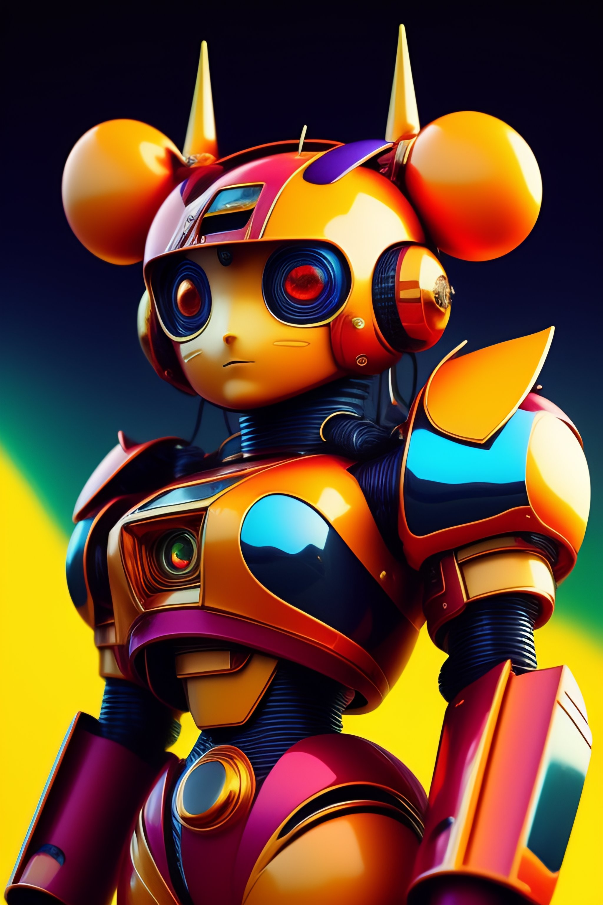 Lexica - Rocket, 90’s Anime style robot made from Modular synthesizers ...