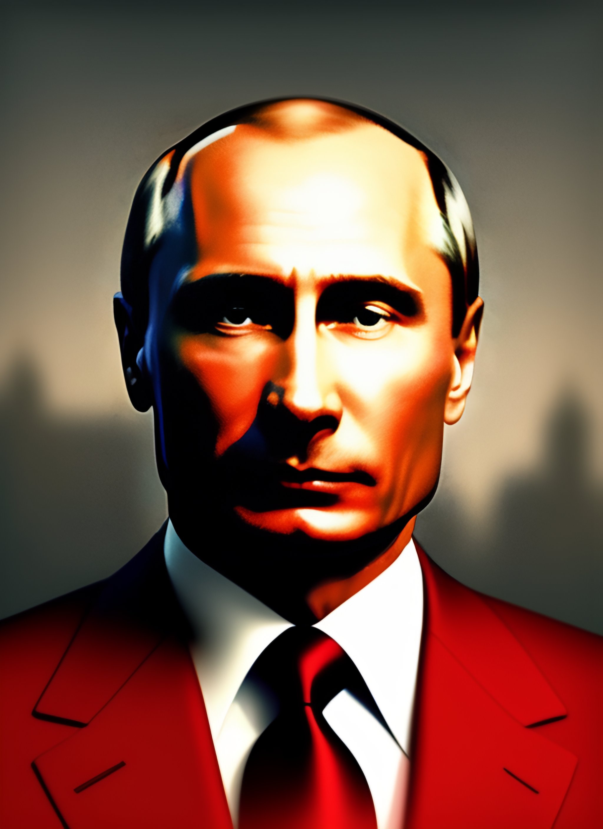 Lexica - Portrait president putin in soviet vanguard style