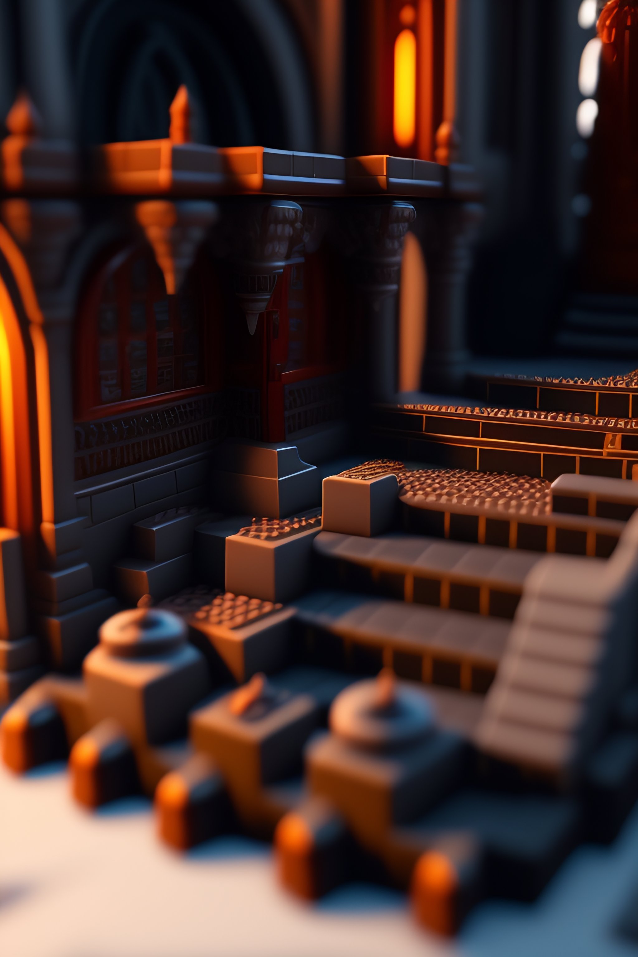 Lexica - Eldritch horror made out of Lego, unreal 5 engine, bump ...