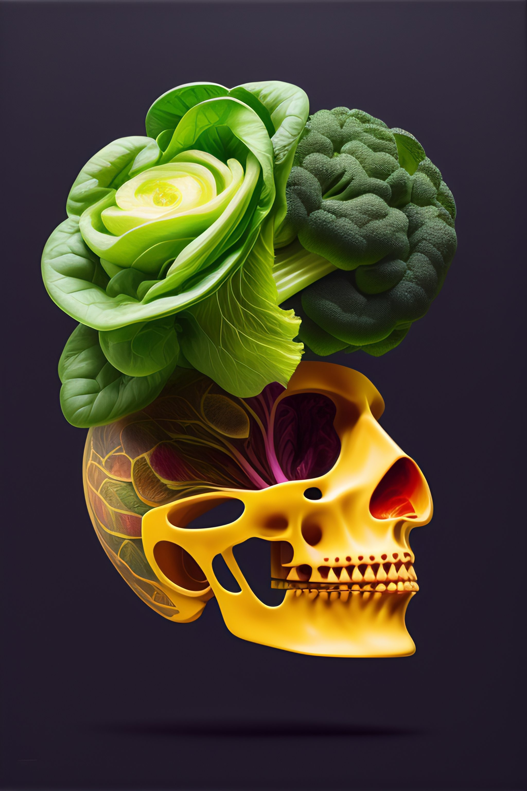 Lexica - The anatomy of a head of lettuce, an ultrafine detailed ...