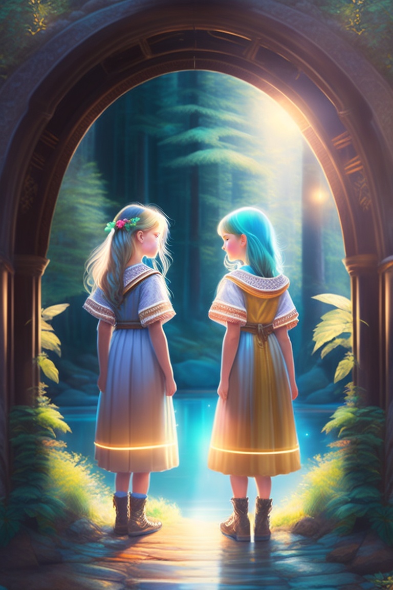 Lexica - With the map in their hands, Alex and Emily, the twins ...