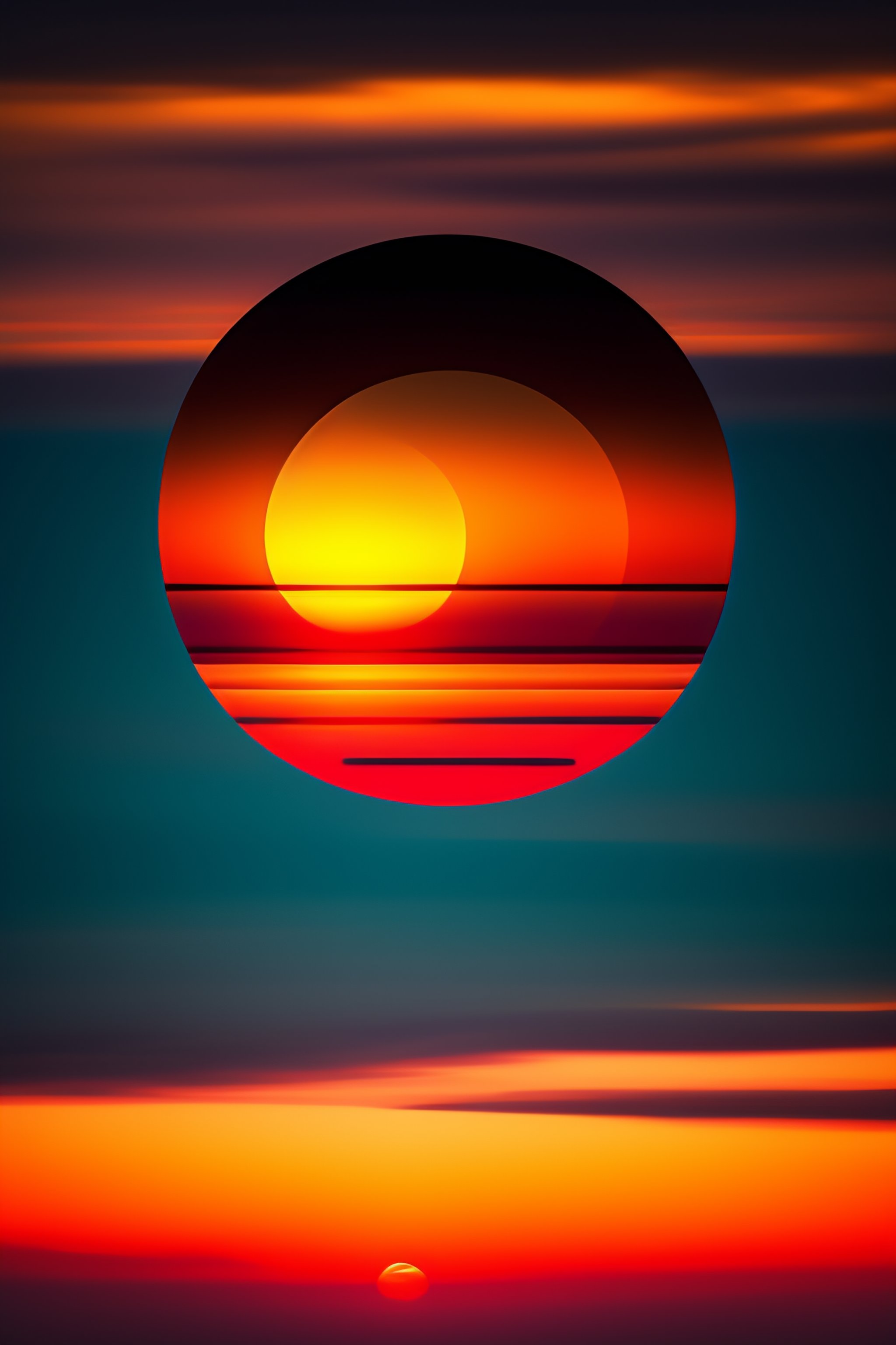 Lexica - Um logotipo com o tema sunset