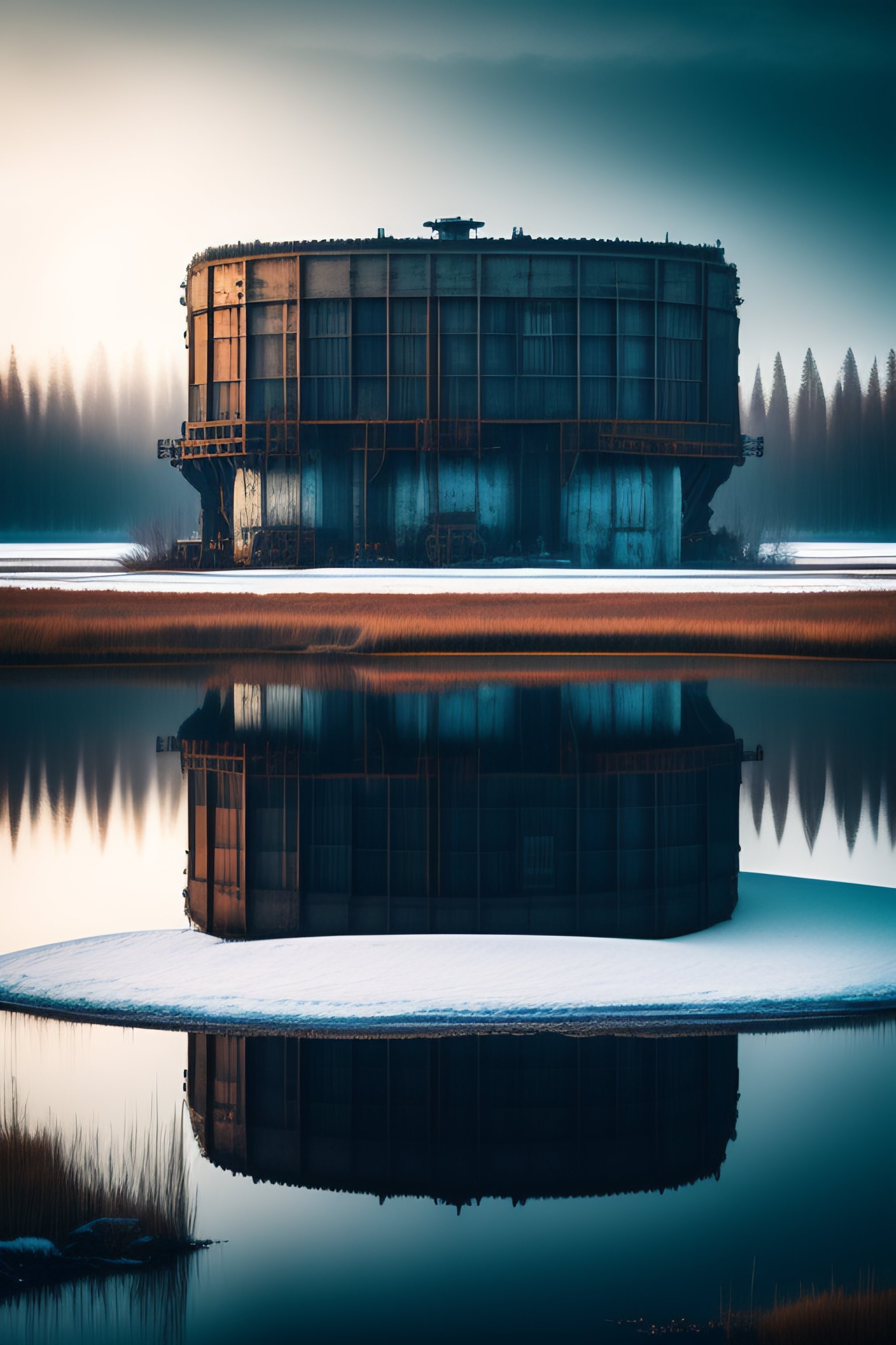 Lexica - Epic professional sci - fi digital art of a large rusty ...