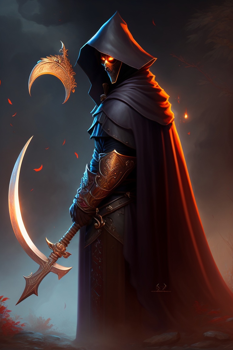 Lexica - Bring to life a shadowy reaper, donned in tattered robes ...