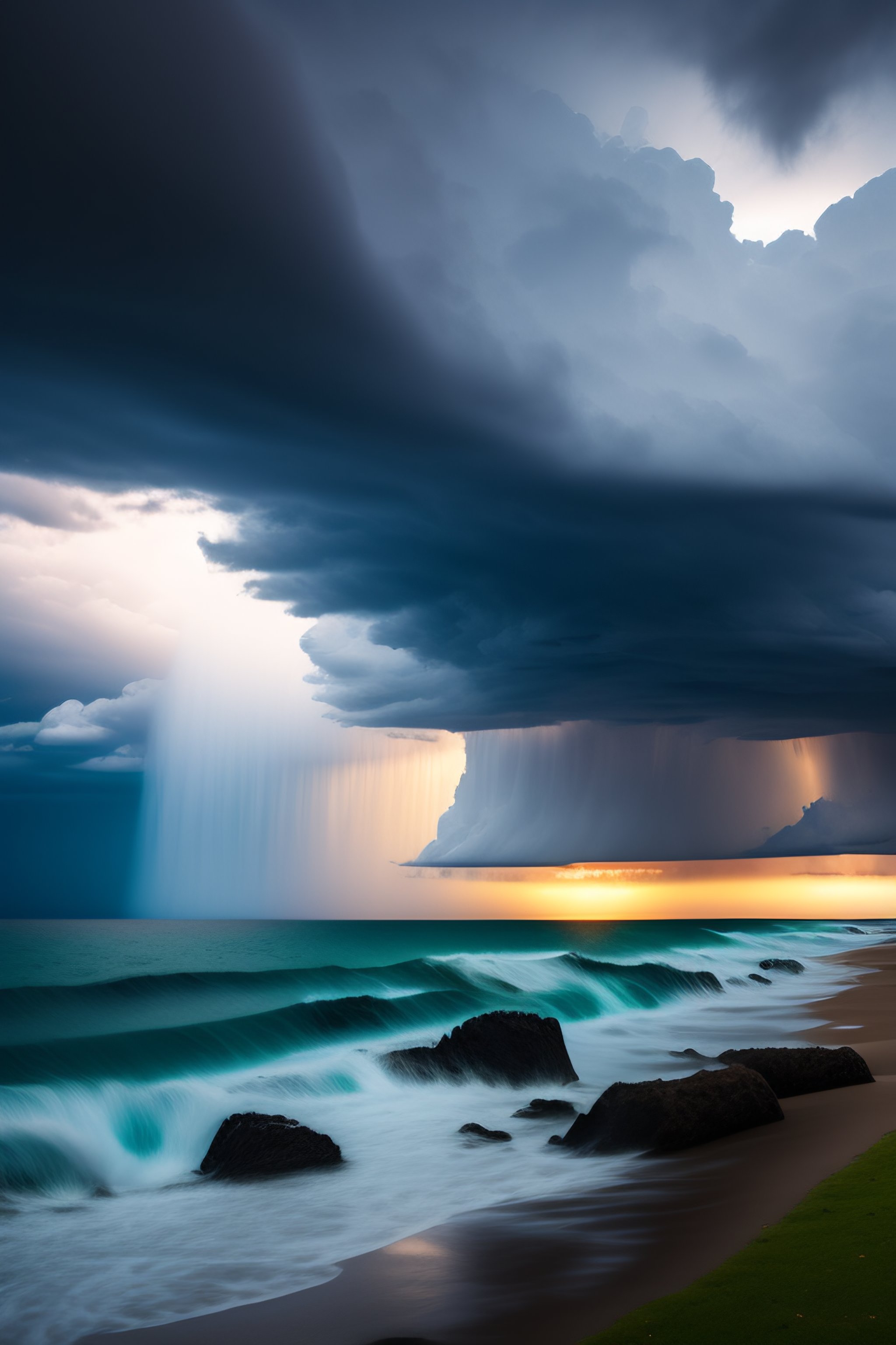 Lexica - Sky with dark clouds and storm, 8k realistic photography