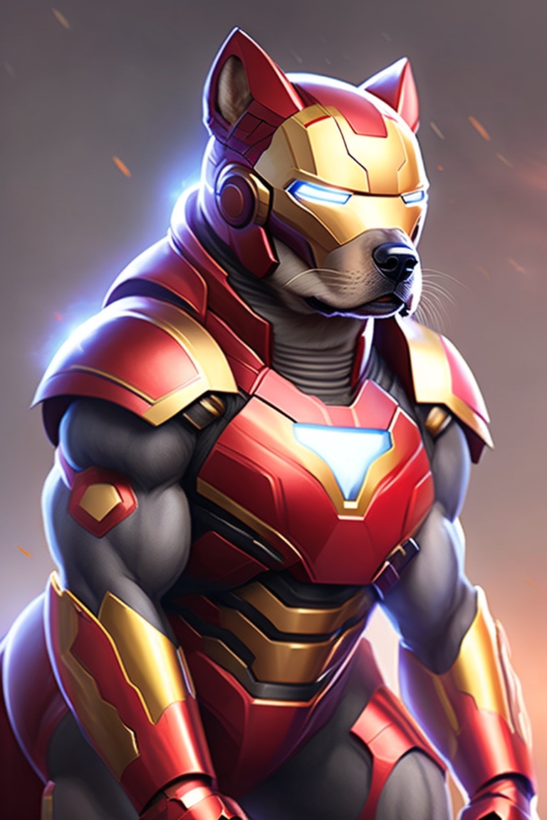 Lexica - Iron Man And the Dog Jack Superhero for Animal Welfare: Create ...
