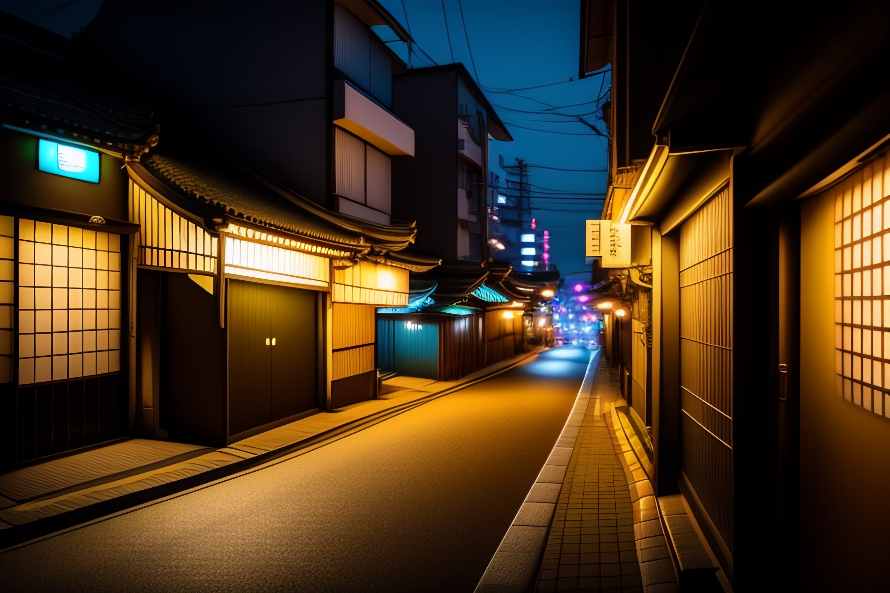 Lexica - Japan, light, street, electricity