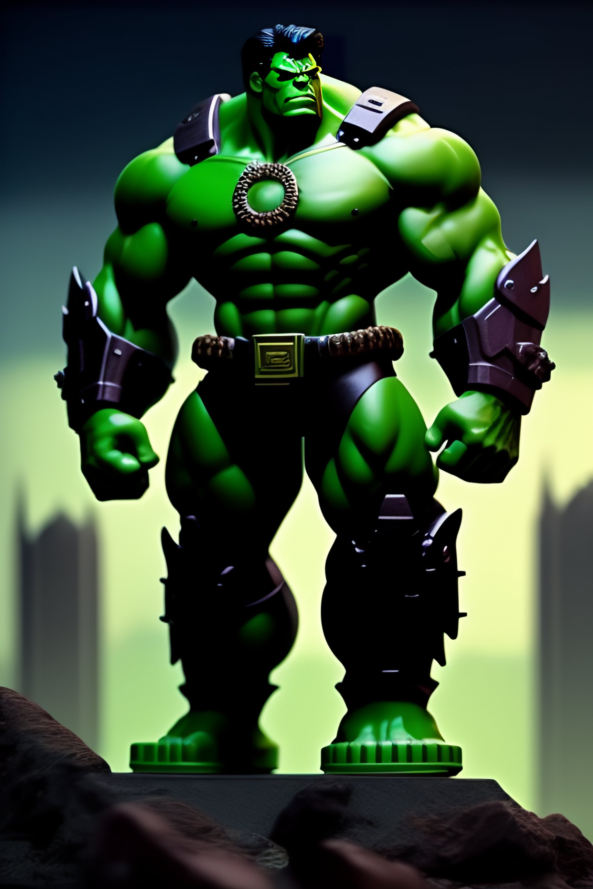 Lexica - The incredible hulk in fallout power armor