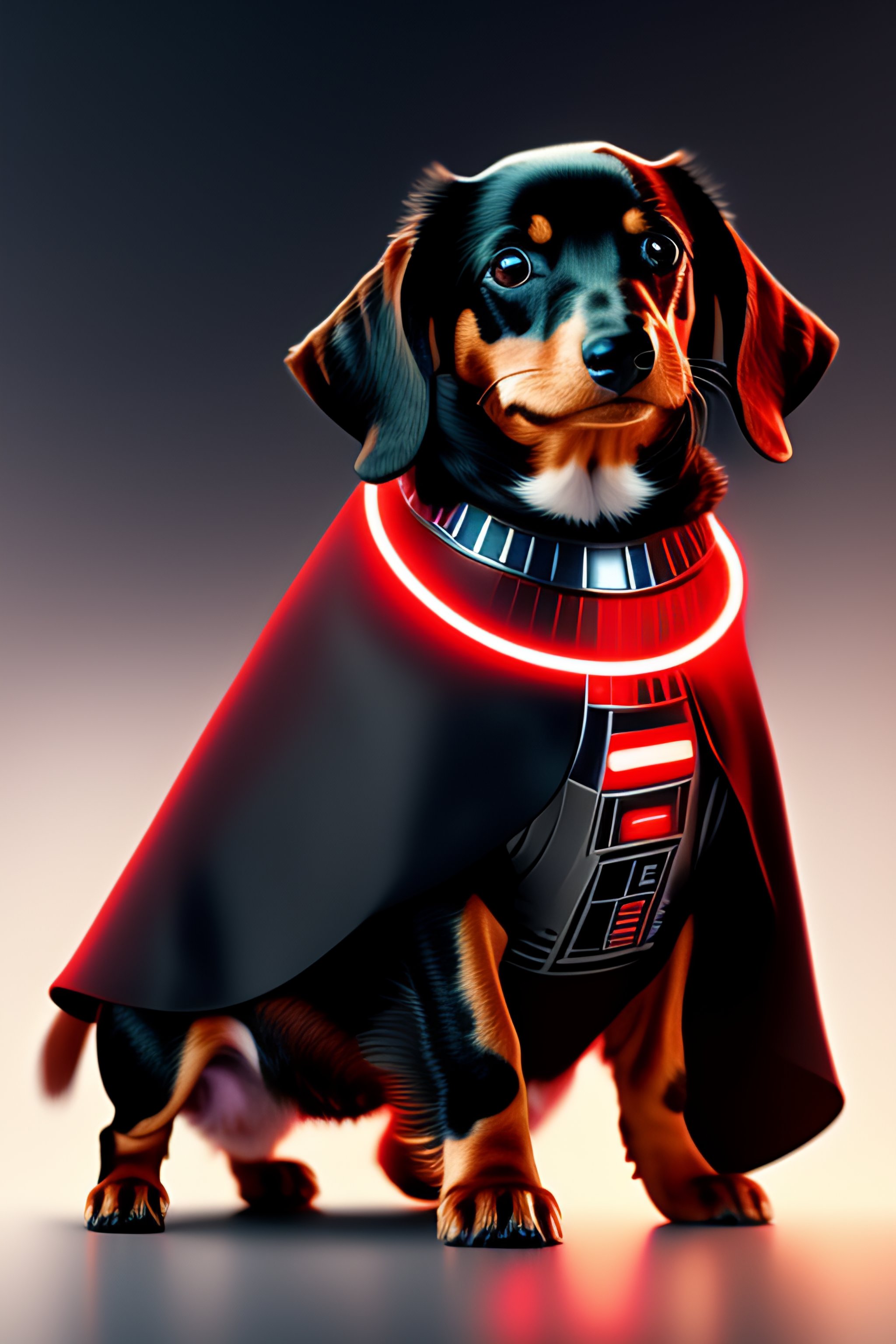 Lexica - Star Wars scene artificial intelligence a dachshund dog ...
