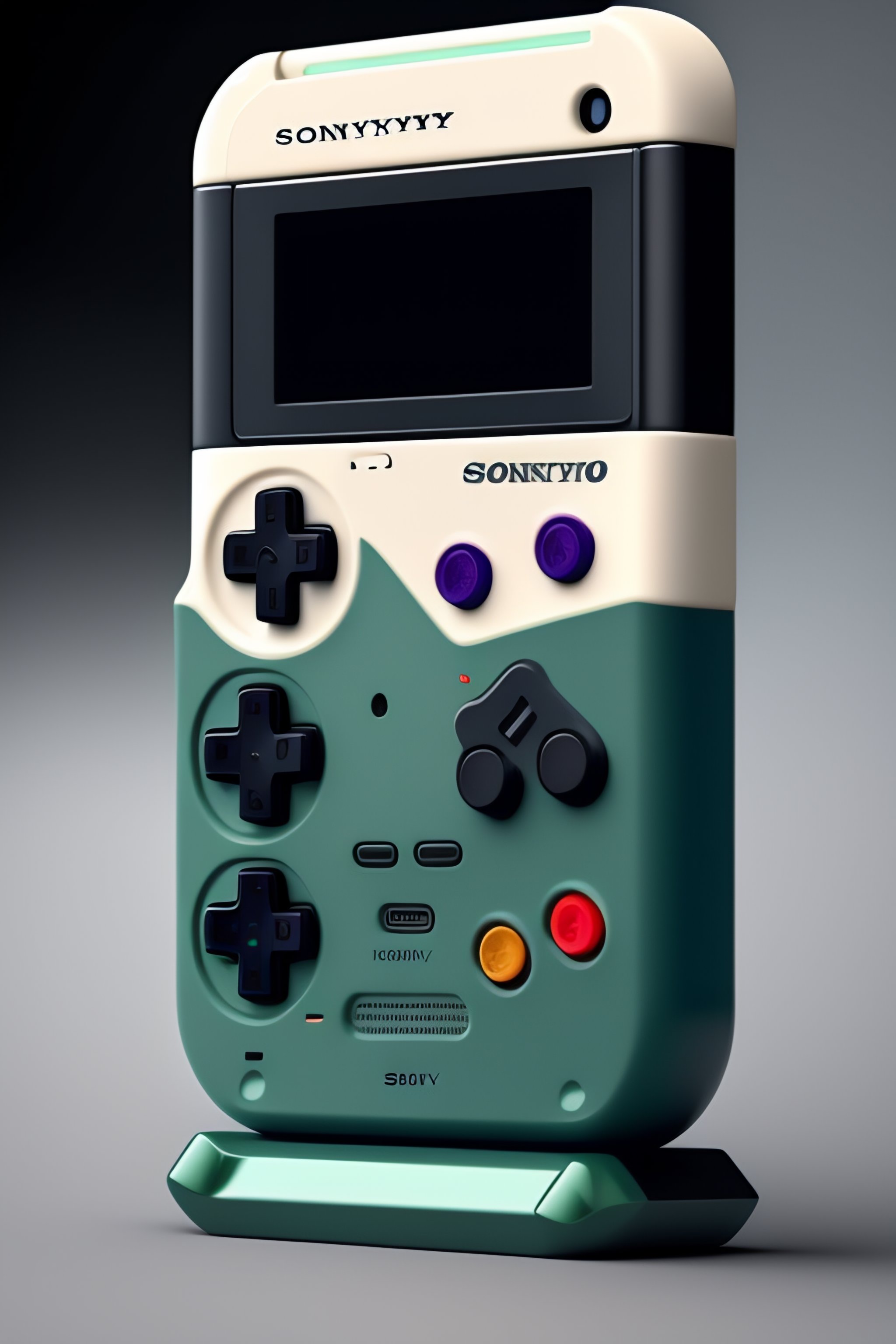 Lexica - Hyperrealistic sony styled minimal gameboy console. highly ...