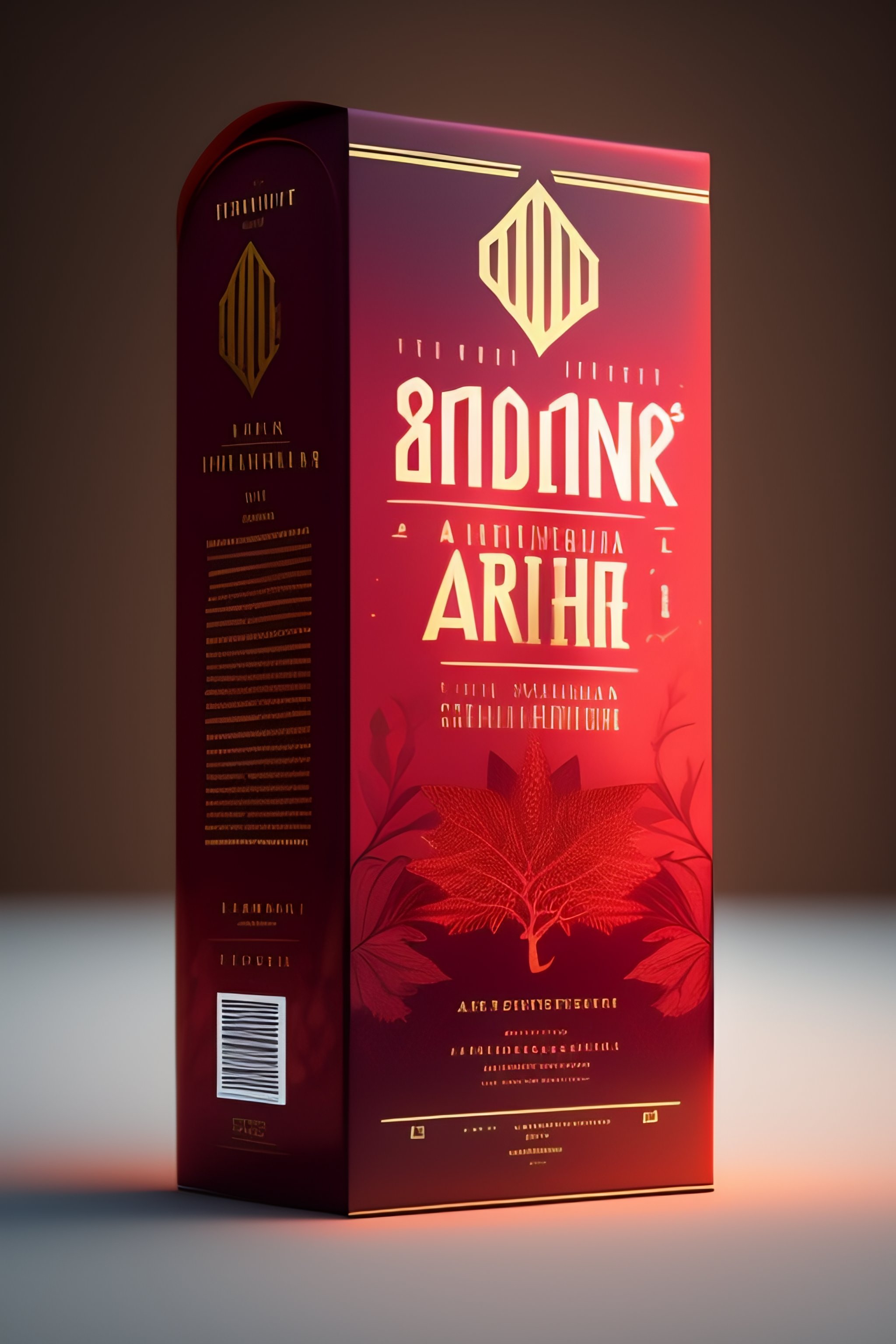 Lexica - Box packaging design, on a solid background, Behance, trending on artstation, tea ...