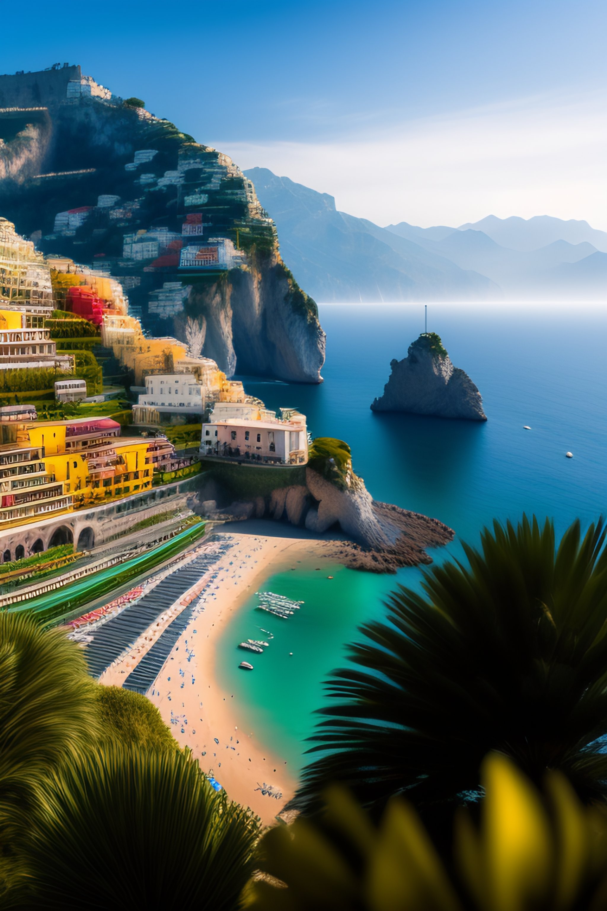 Lexica - Portrait of amalfi coast