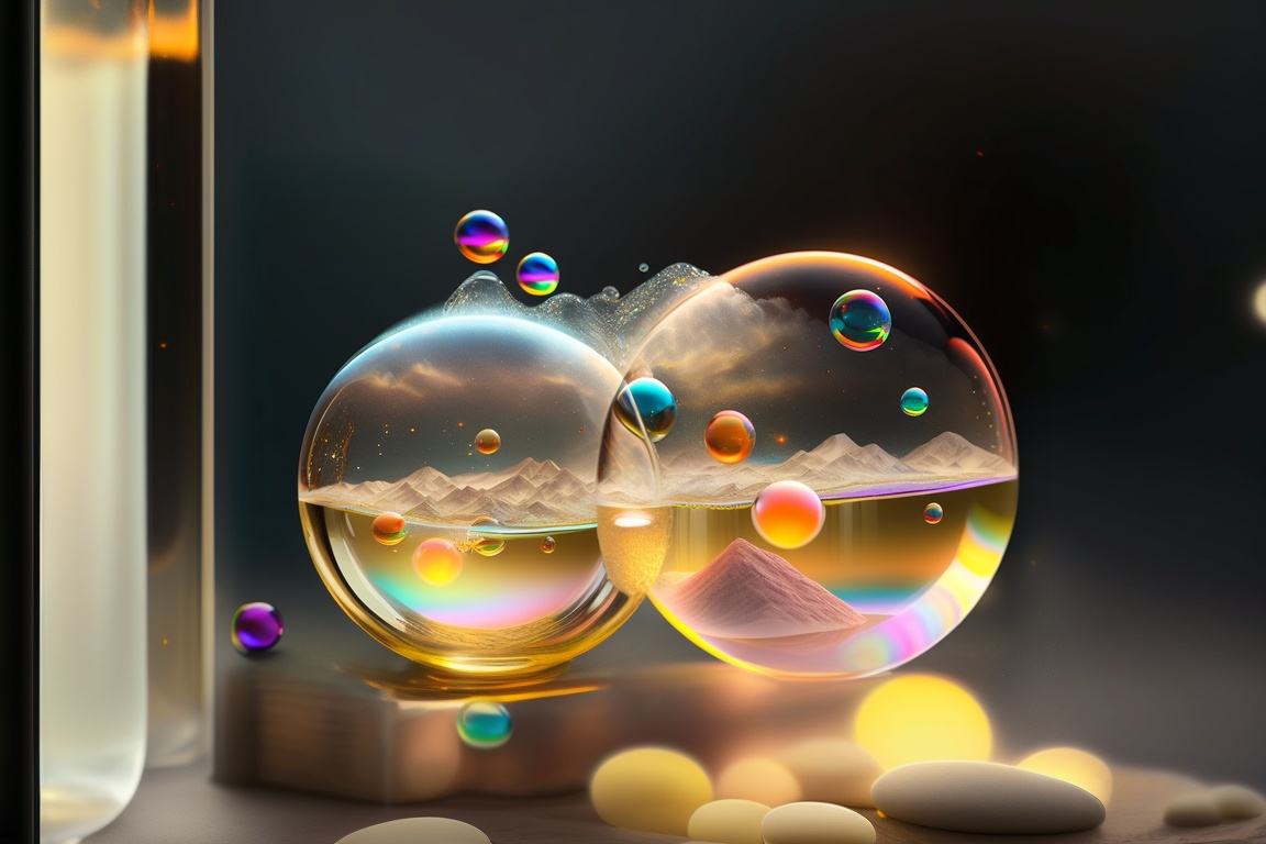 Lexica - Soap bubbles, hdr, great effects, 4k