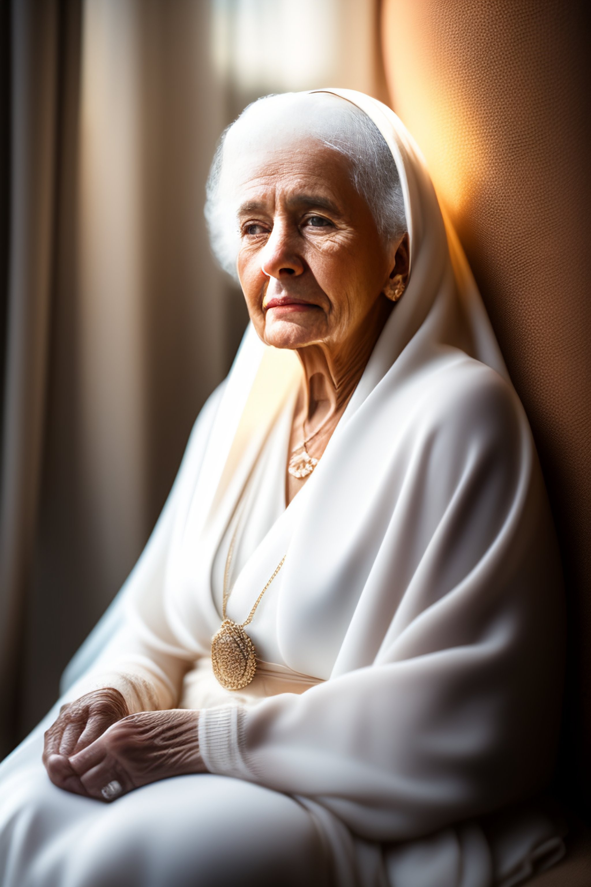 Lexica - An ultrarrealistic photo of a beautiful woman over 85 years ...