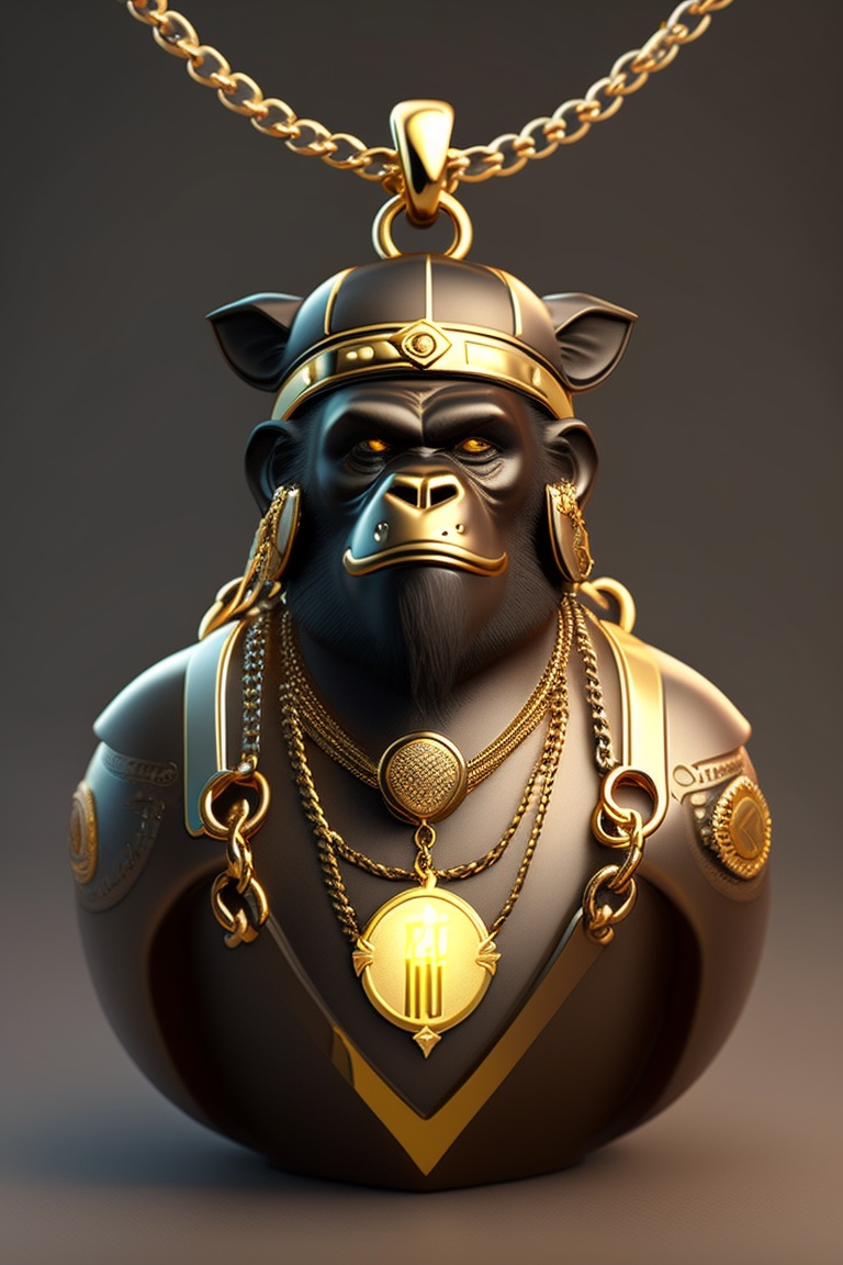Lexica - A steampunk rapper ape,cyberpunk with chains and the name Wilz ...