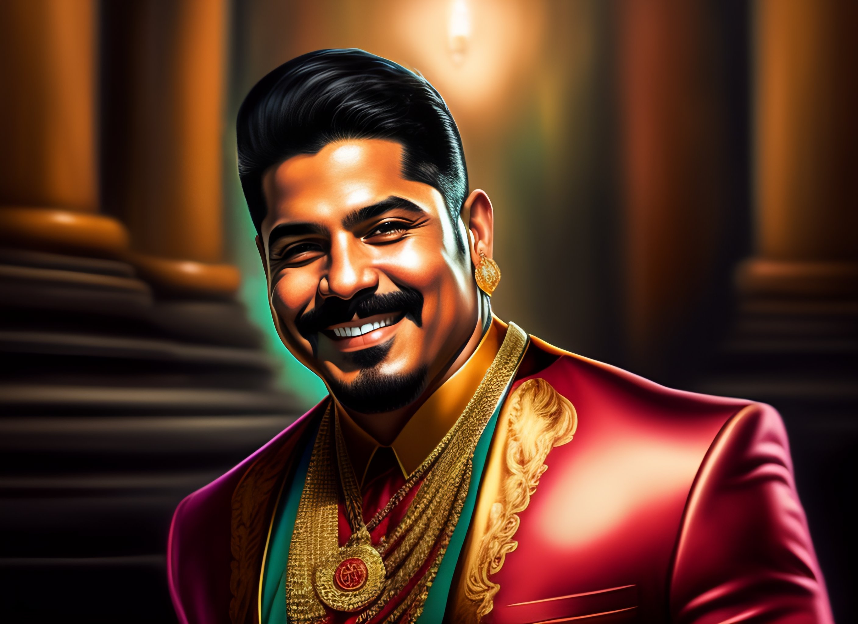 Lexica - Illustration ,ultra detailed,of a mexican man dressed in ...