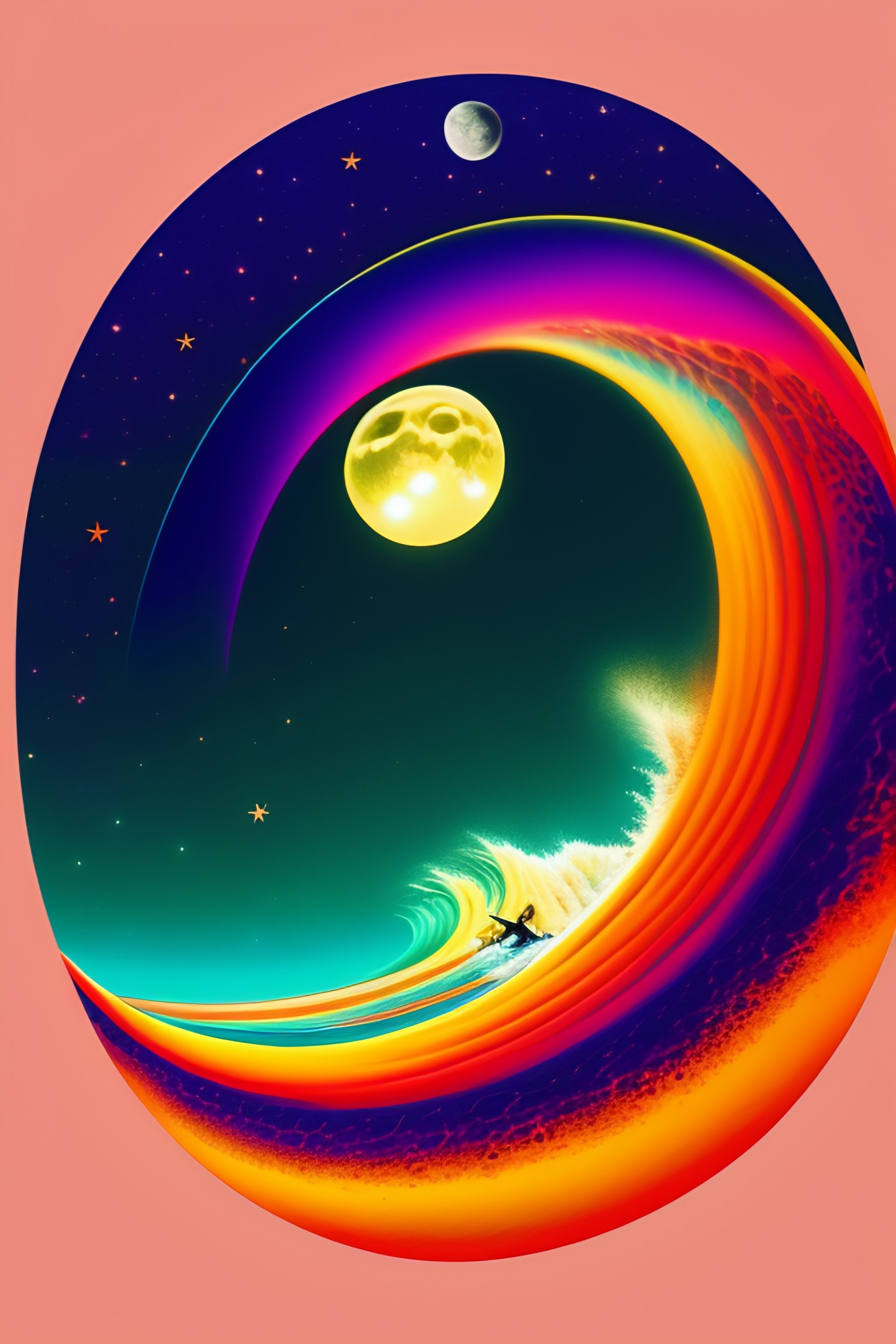 Lexica - Surf surfer vague vortex psychedelic death skull atomes ...