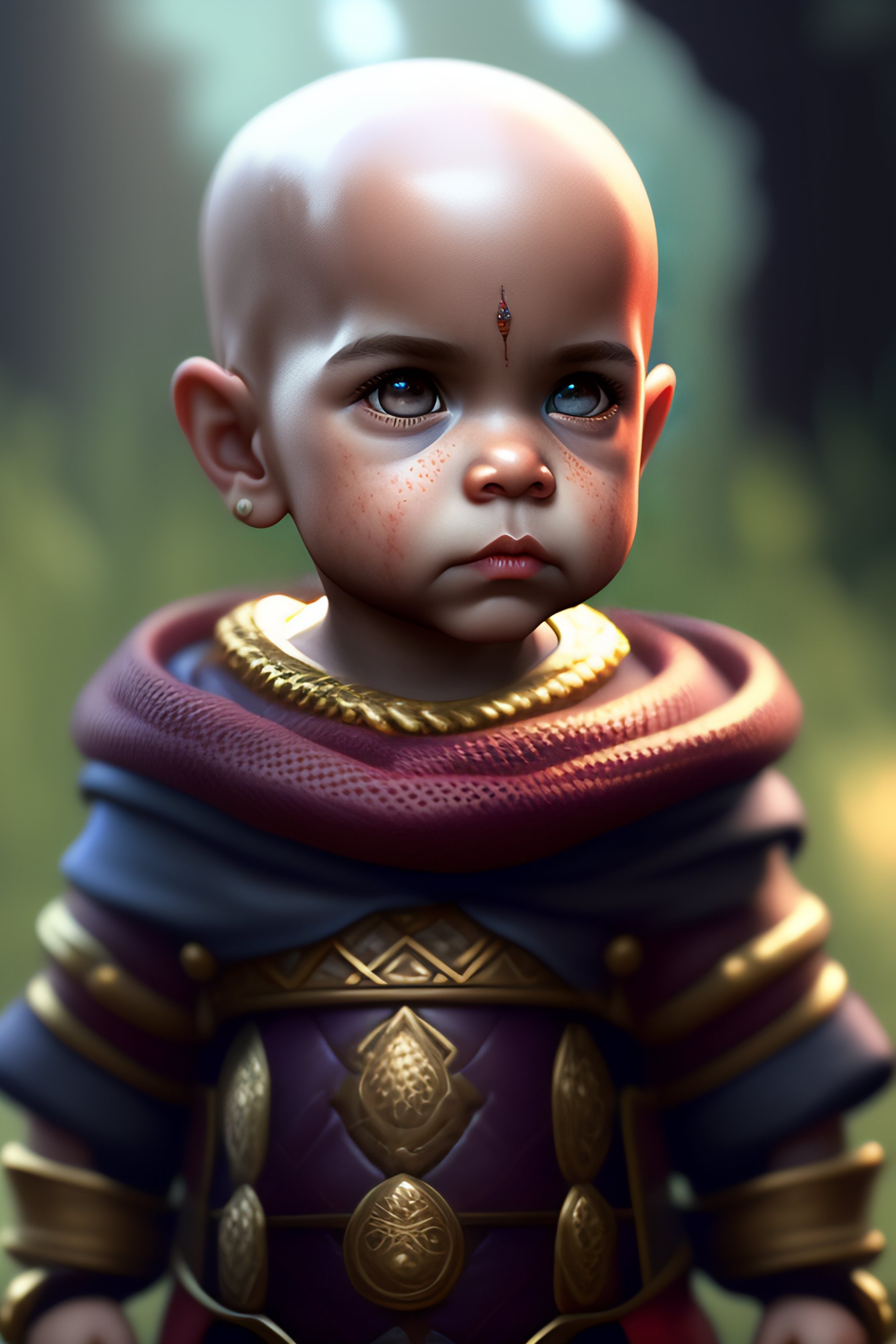 Lexica - Baby kratos by tim burton, hyper detailed, digital art ...