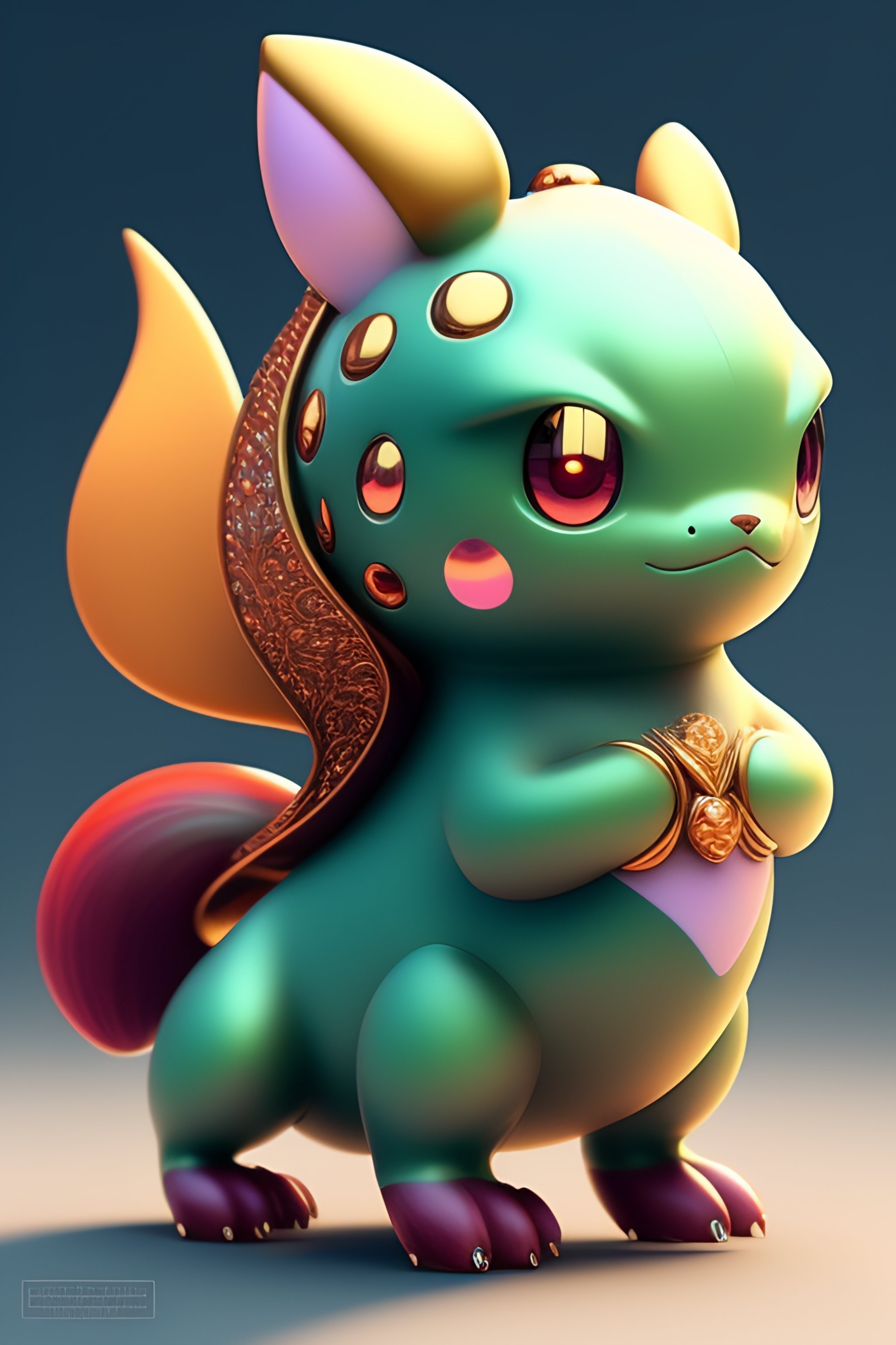 Lexica - A cute psychic type pokemon:: by beeple and James Gilleard and ...