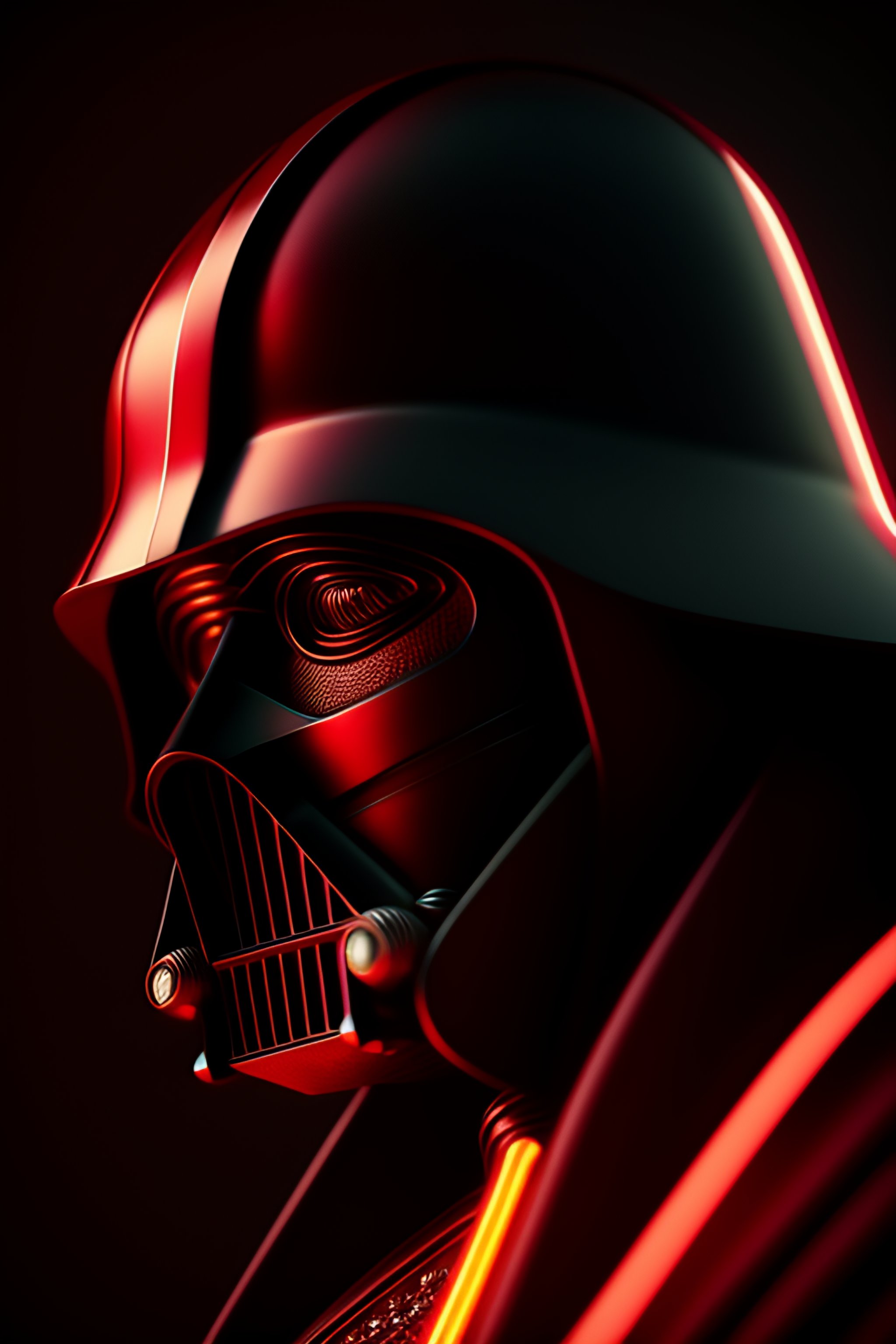 Lexica - A digital art of darth vadar symmetrical, intricate ...