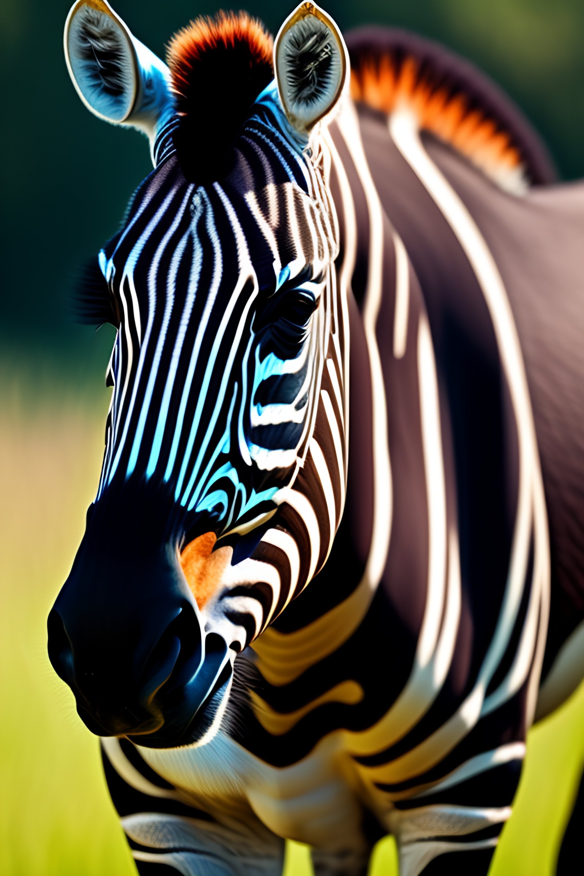 Lexica - A zebra with wings