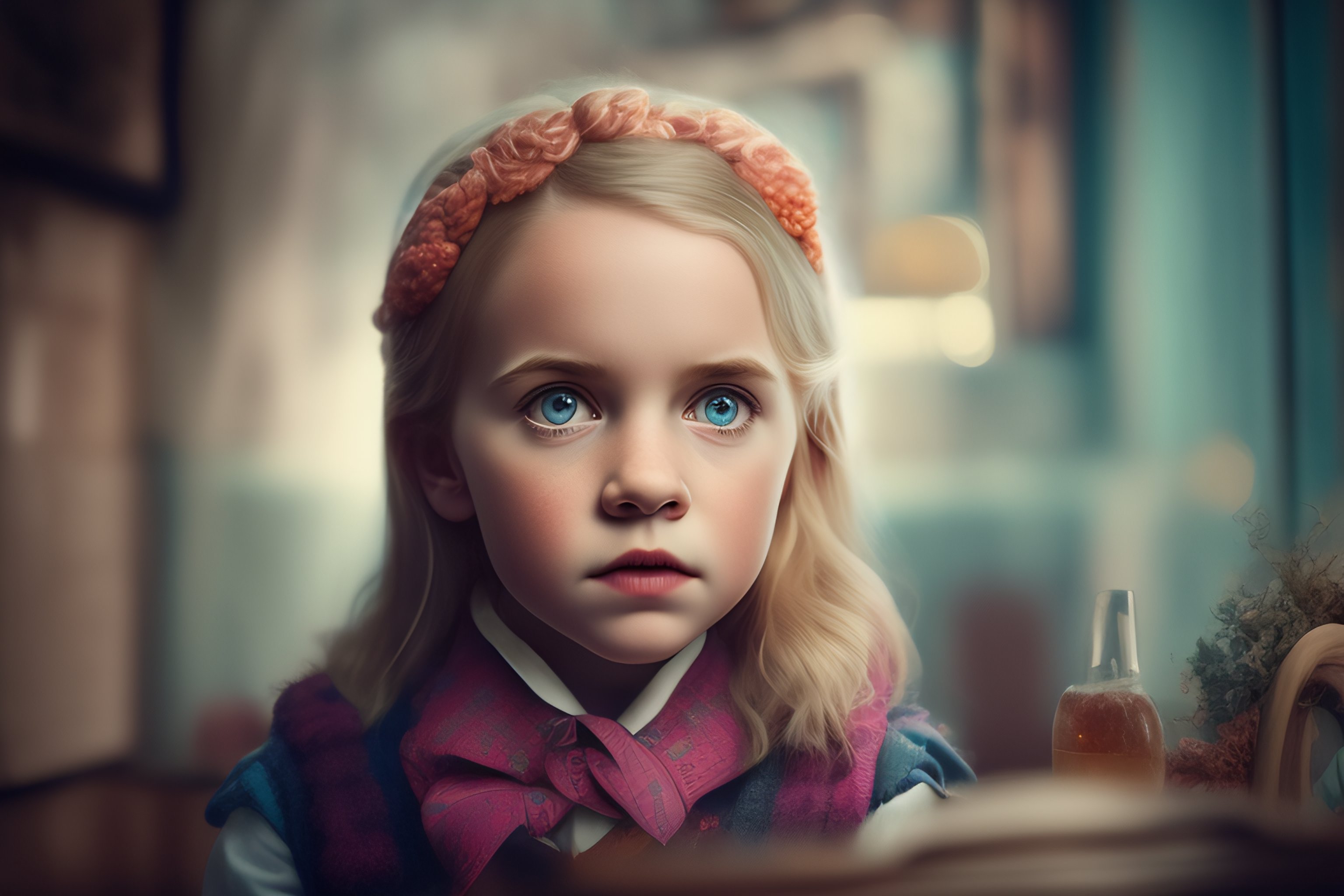 Lexica - Matilda in Tim Burton style, movie still, cinematic,realistic ...