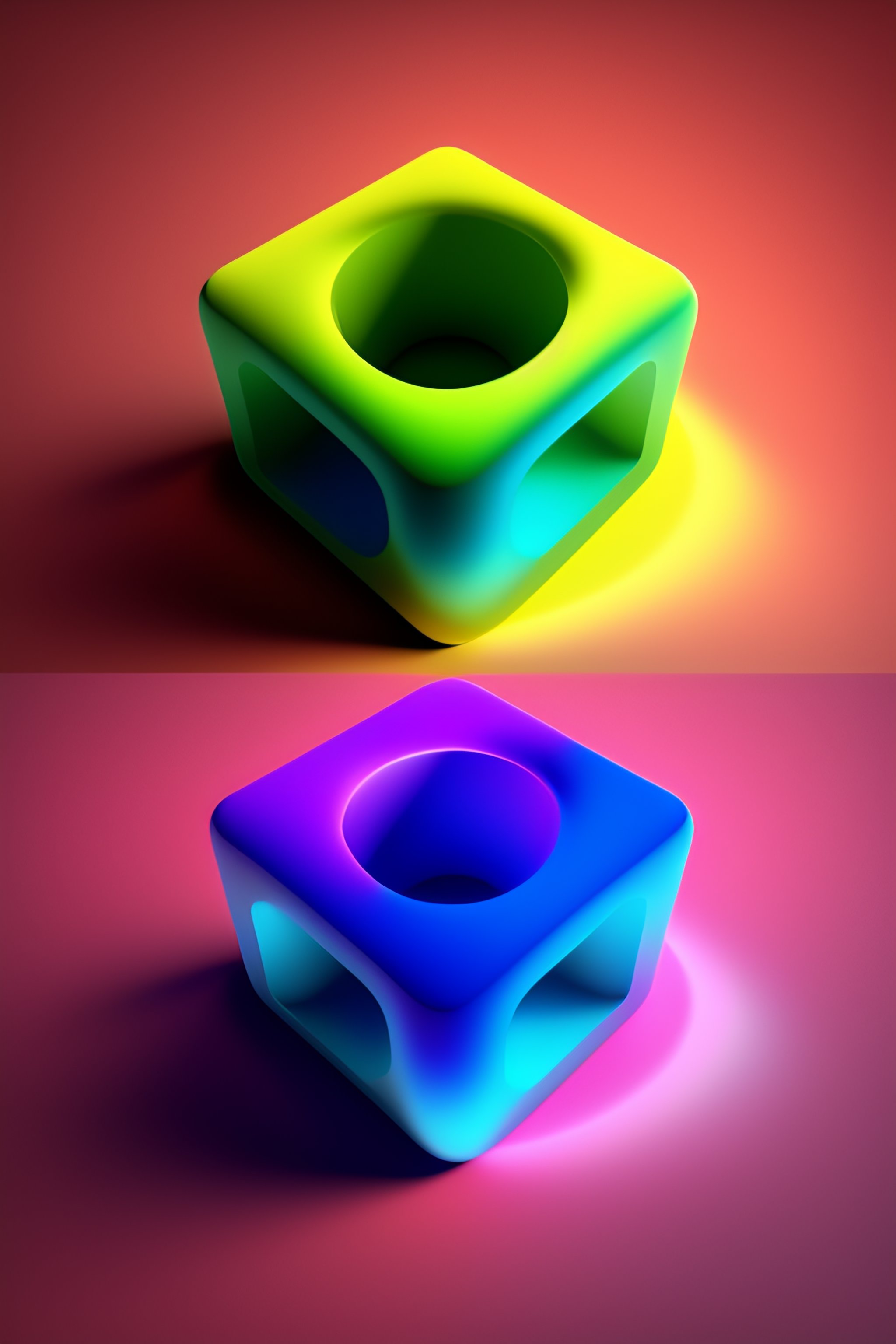 Lexica - Create a torus cube logo