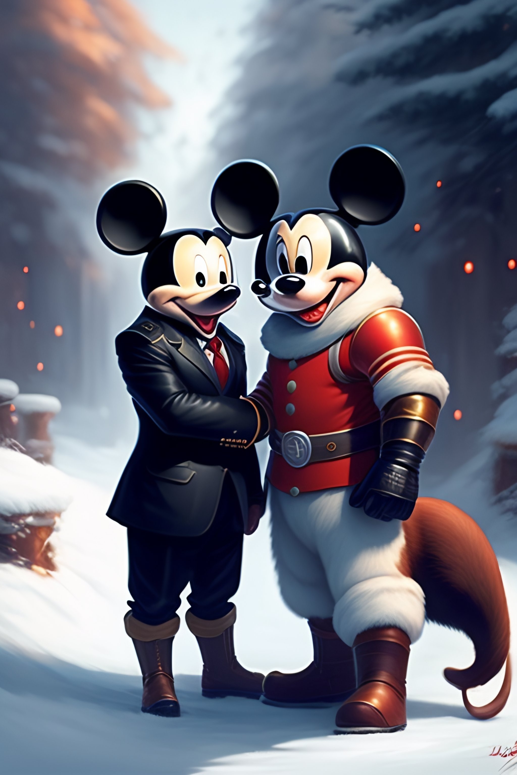 Mickey Mouse Anime Version