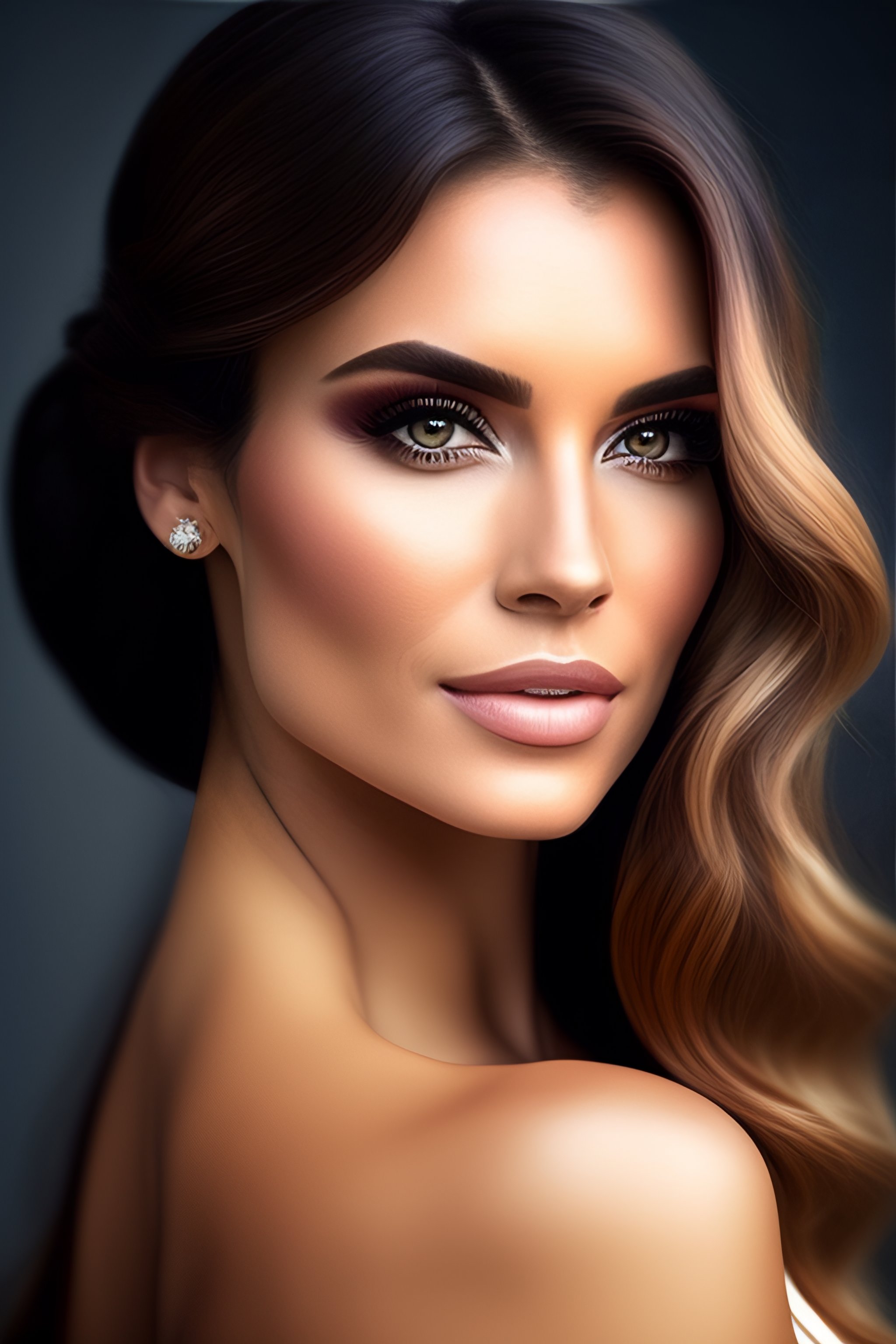 Lexica - Beautiful woman with good eyes full face