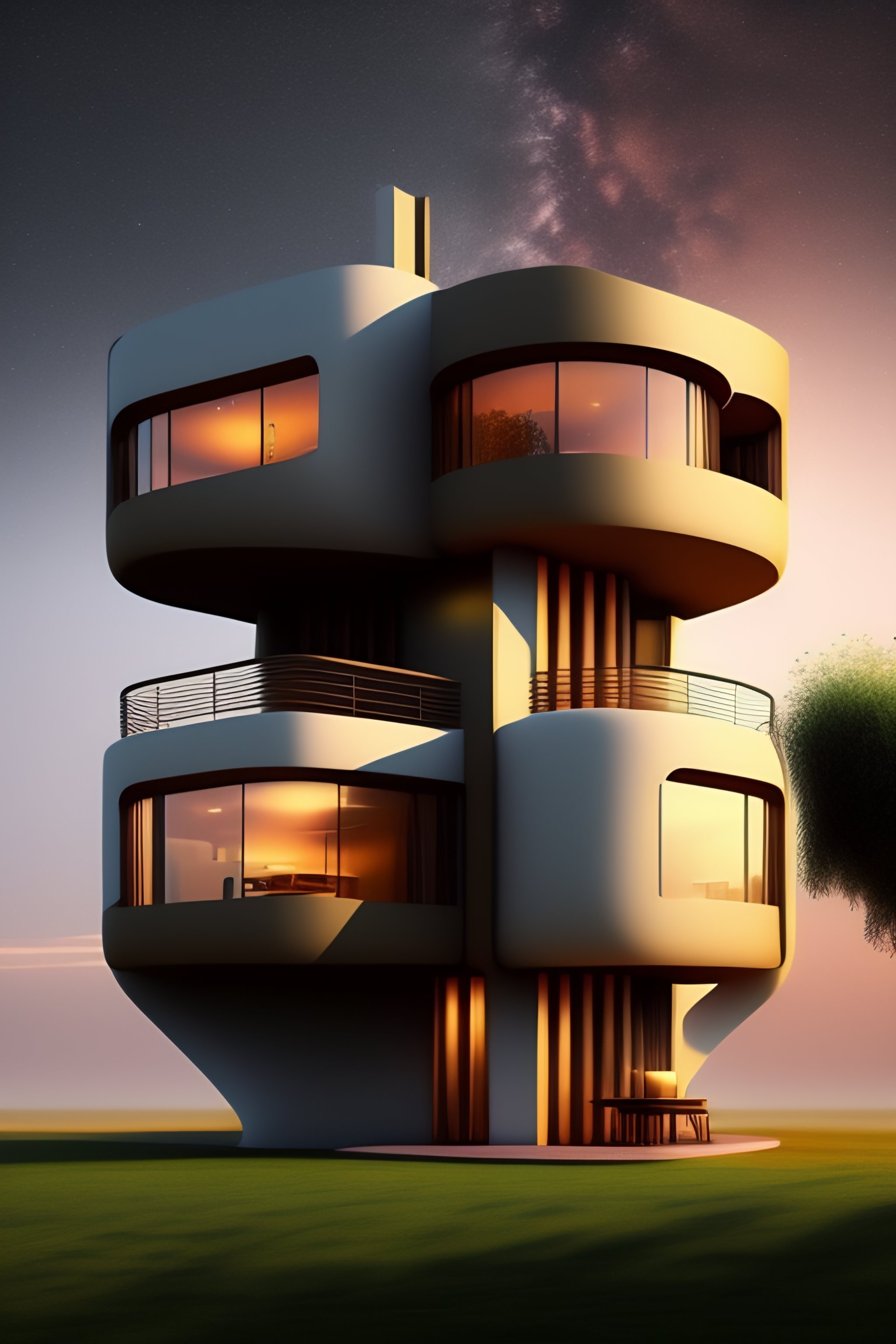 Lexica - African sci-fi conceptual house design