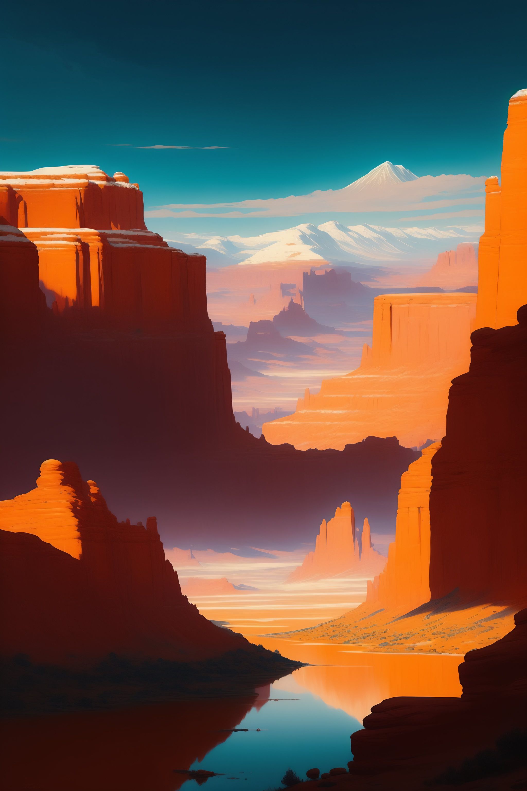 Lexica - Greg rutkowski travel poster utah