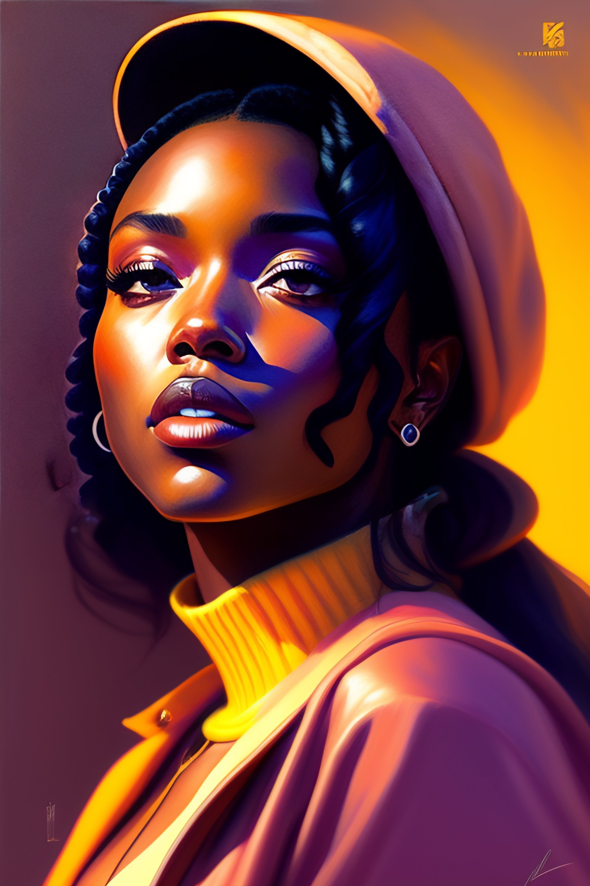 Lexica - Kendrick lamar, chibi, anime, flattened, squashed, shaded ...