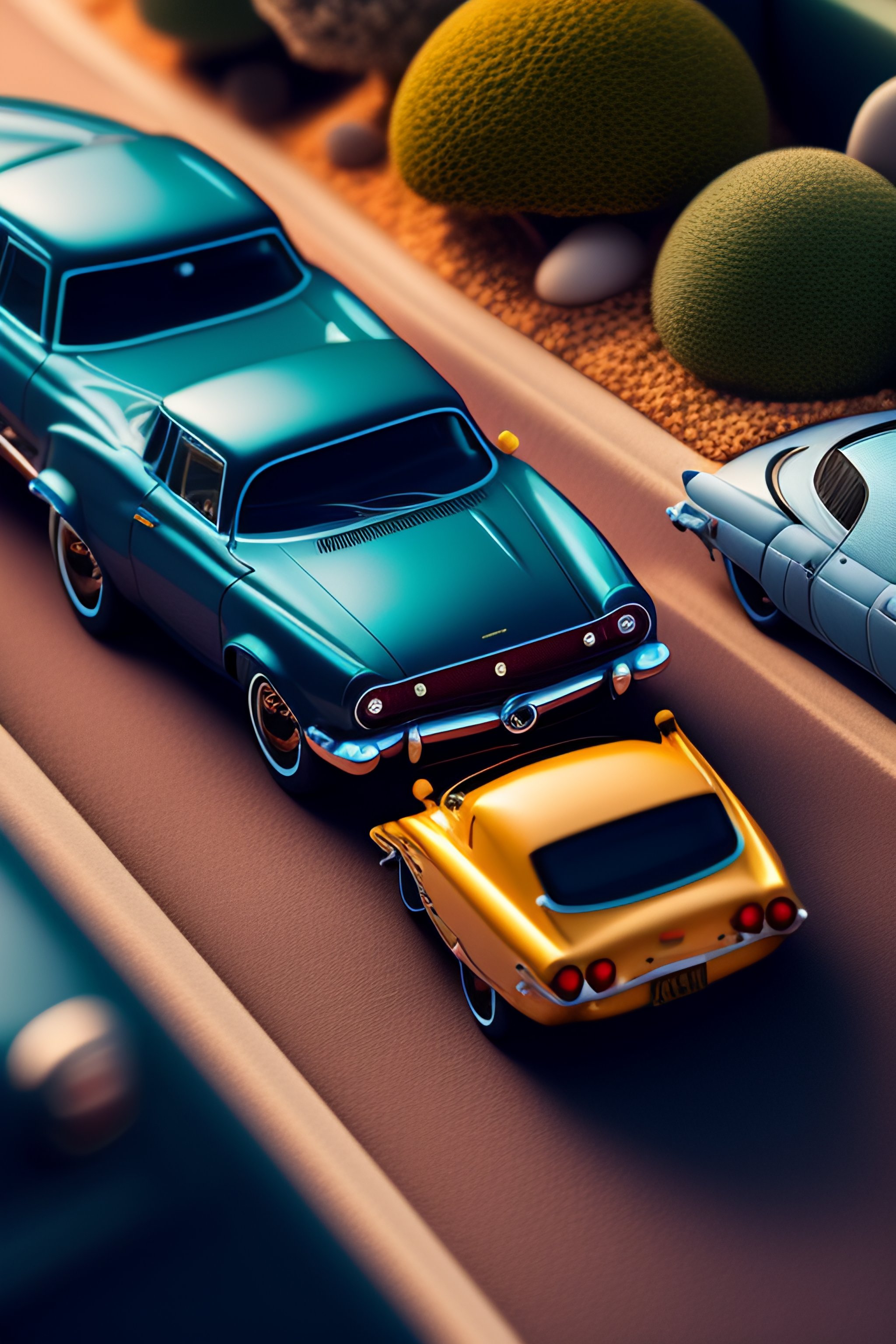 Lexica - Cartoon miniature car collection hyper realistic, highly ...