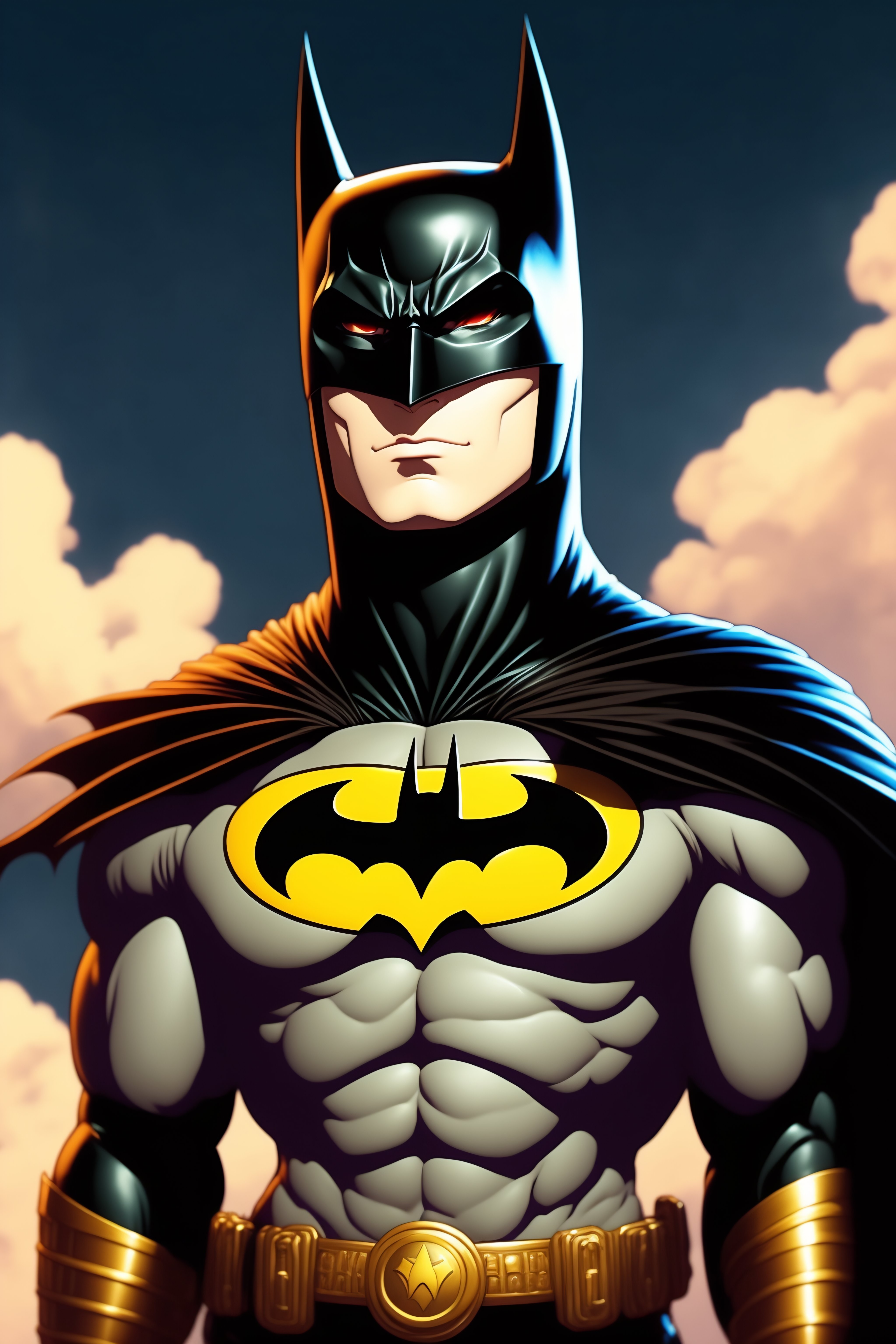 Lexica - Batman in the style of studio Ghibli