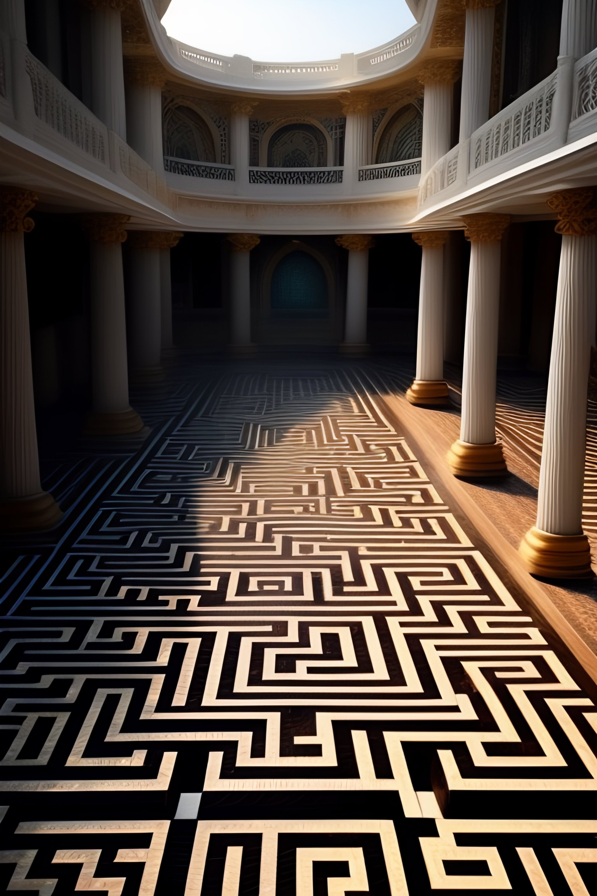 Lexica - Labyrinth pattern