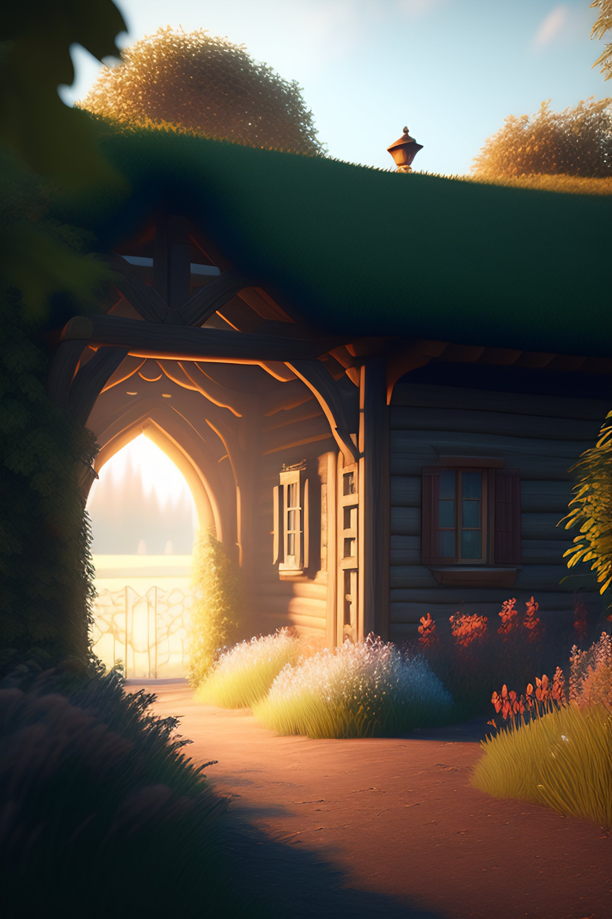 Lexica - Russian nature, village, pixar disney, octane render, unreal ...