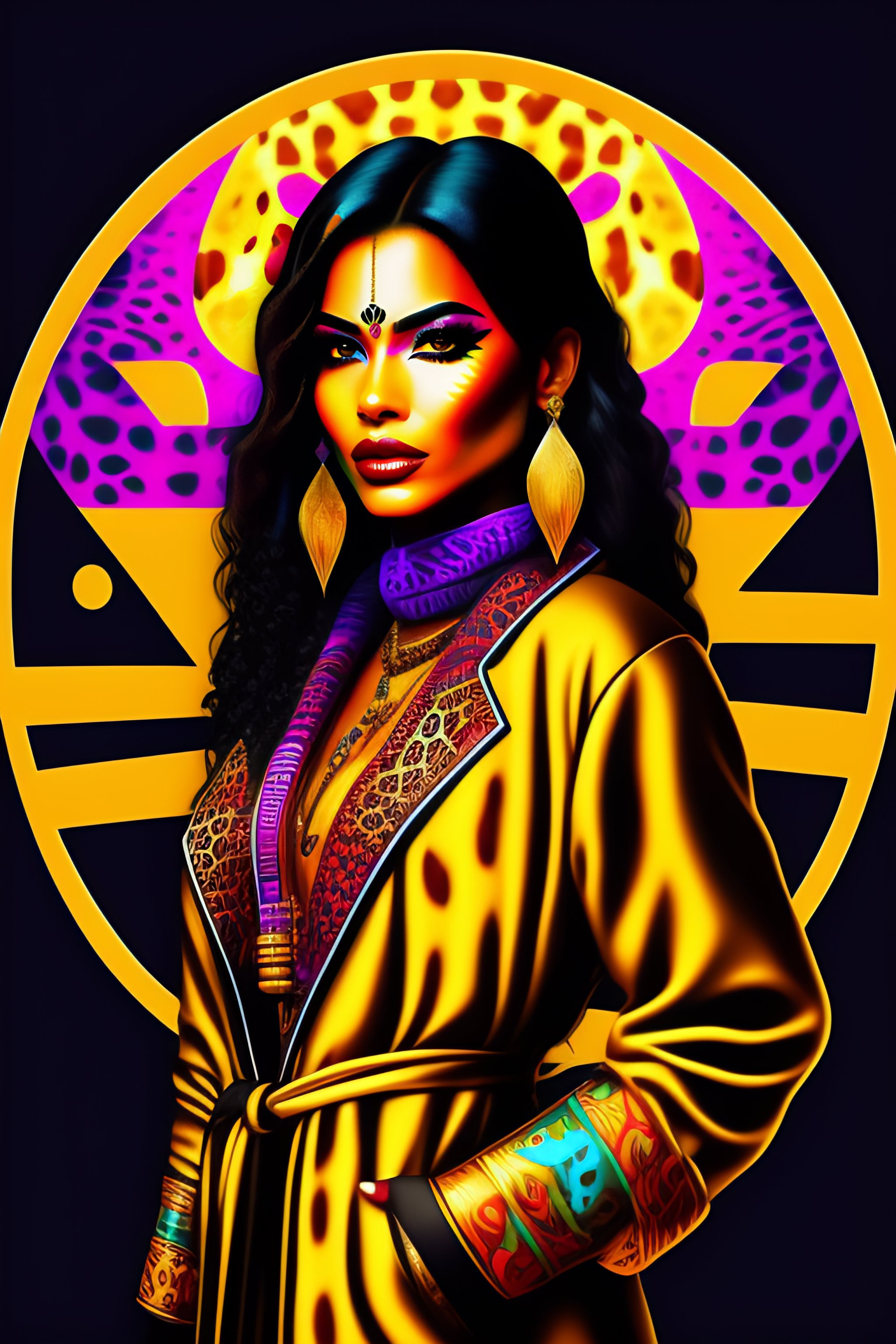 Lexica - An anthropomorphic handsome mayan woman borderlands 3 psycho ...