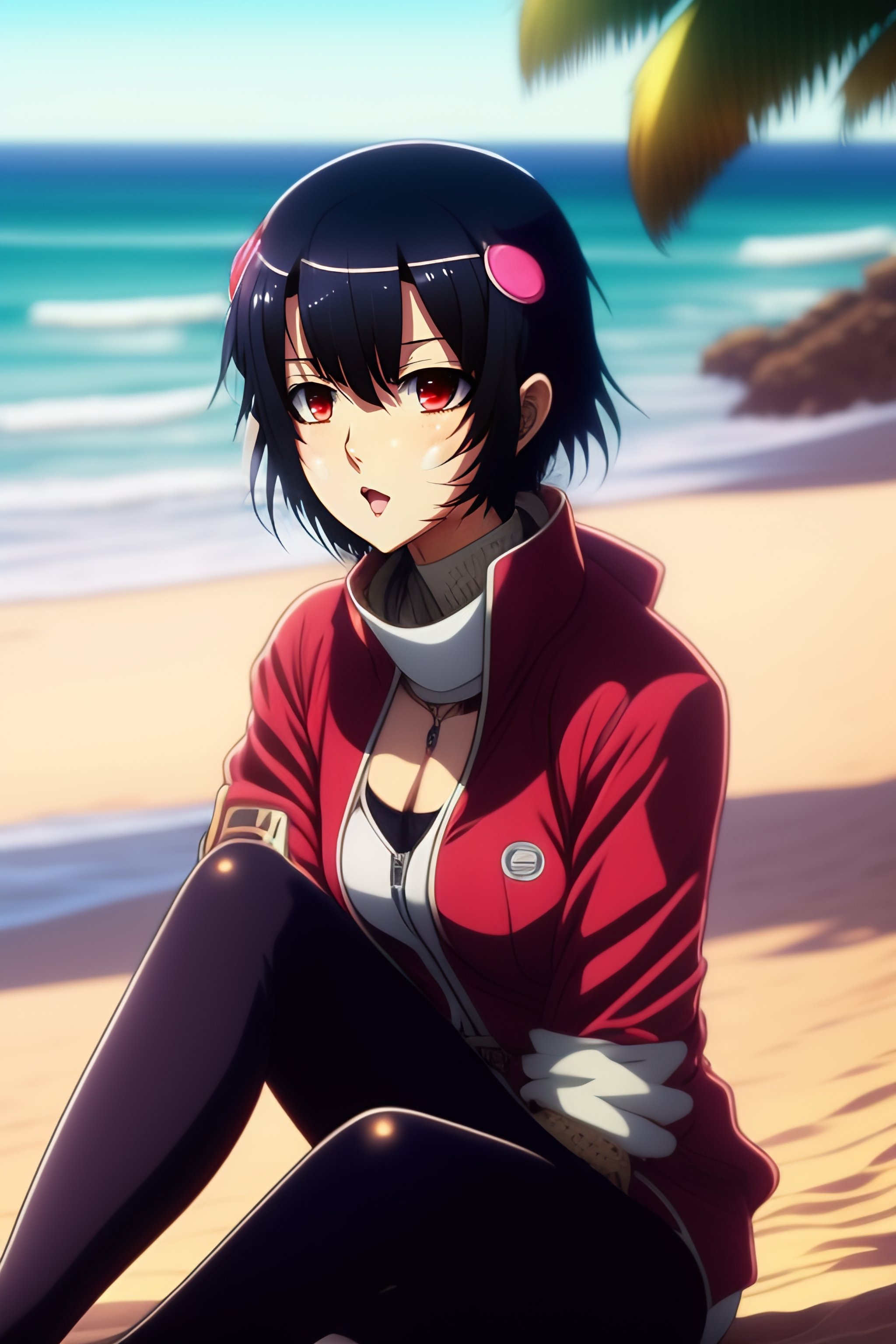 Lexica - 90s anime vintage cute 21 year old fit shy mikasa Ackerman ...