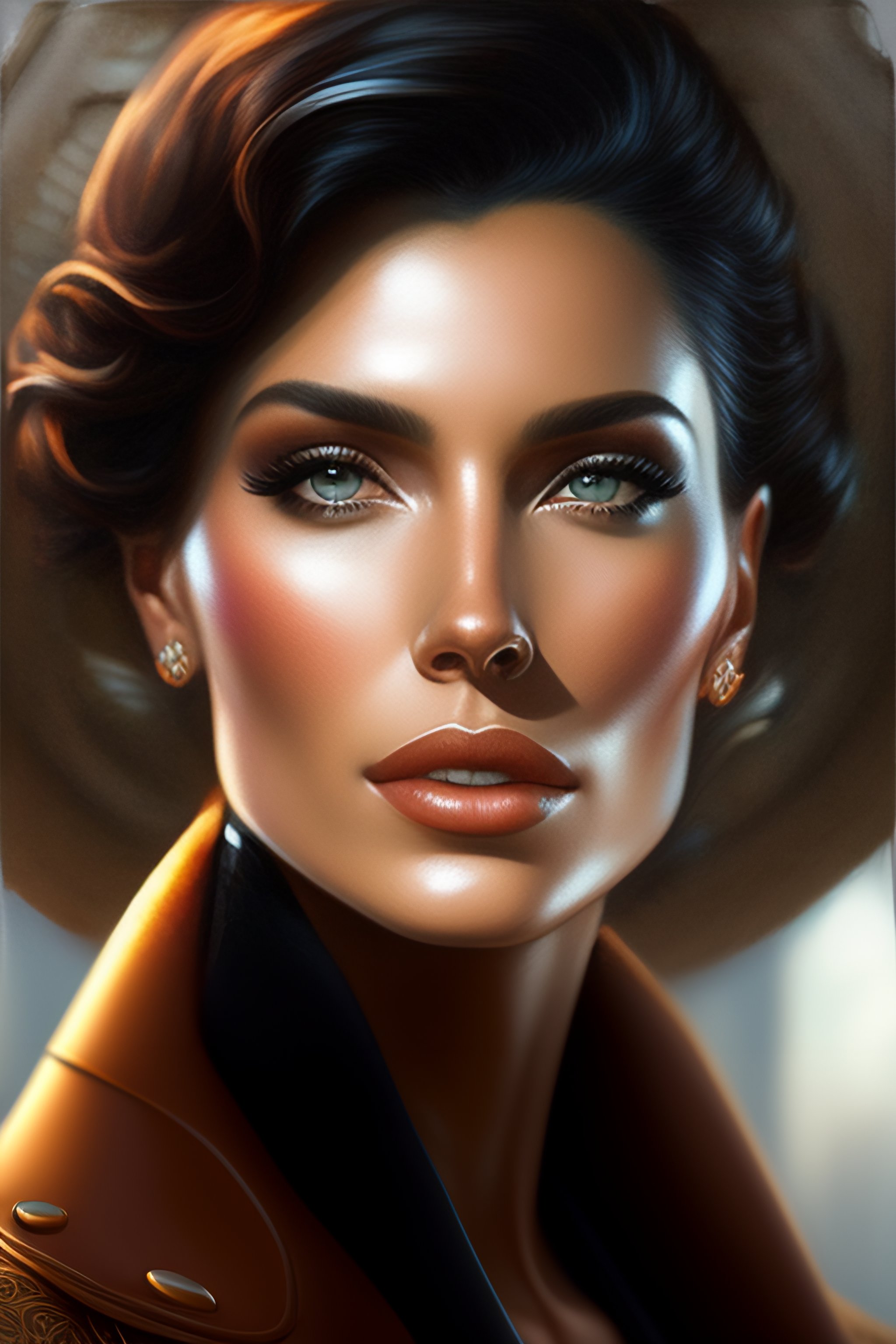 Lexica - Closeup portrait shot of a modern day detective in a scenic ...