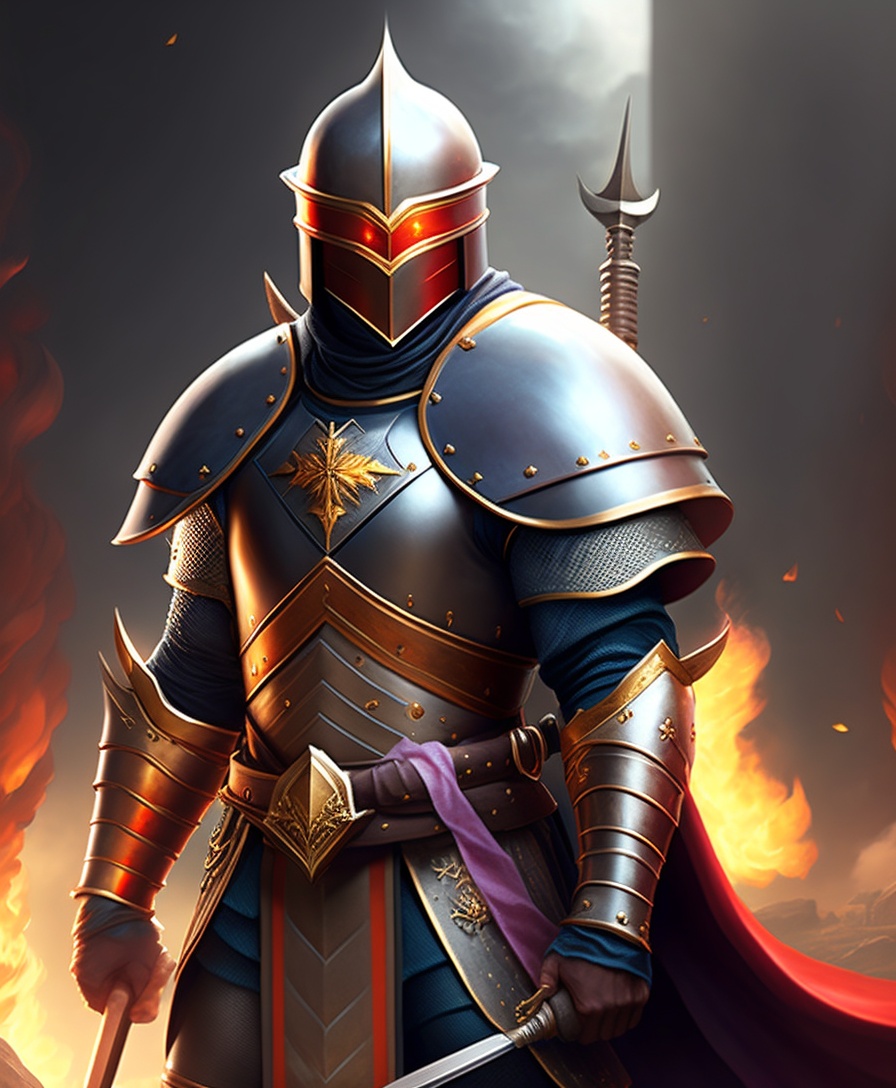 Lexica - Knight Guard Fantasy, Wielding Medieval Warriors, A Mythical